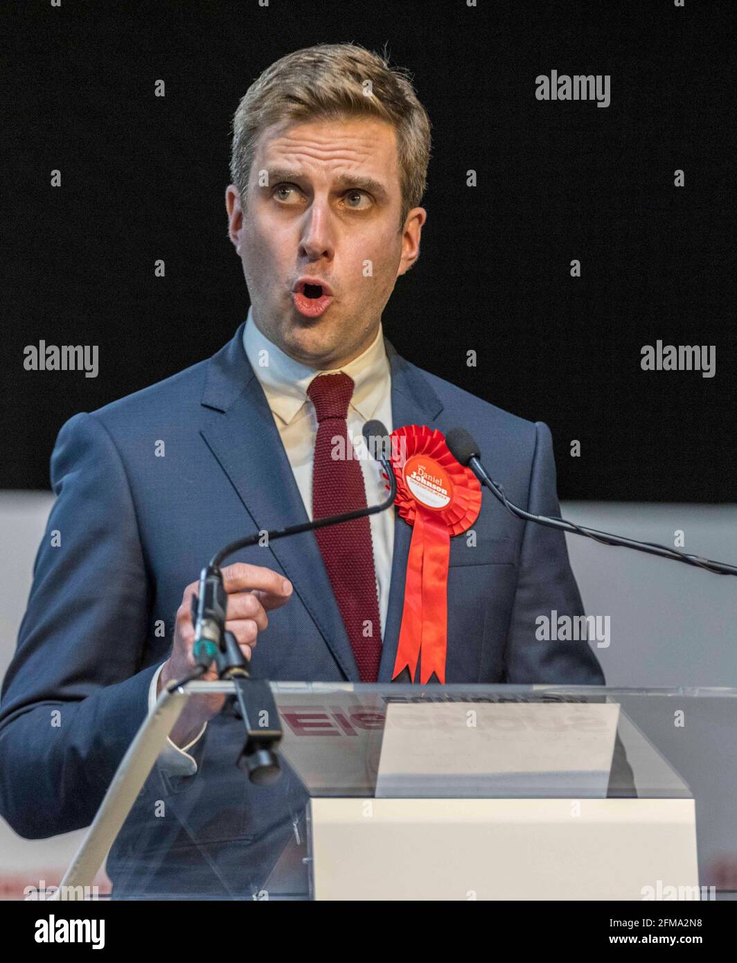 Edinburgh, UK. 07 May, 2021 Pictured: Daniel Johnson of Scottish Labour ...