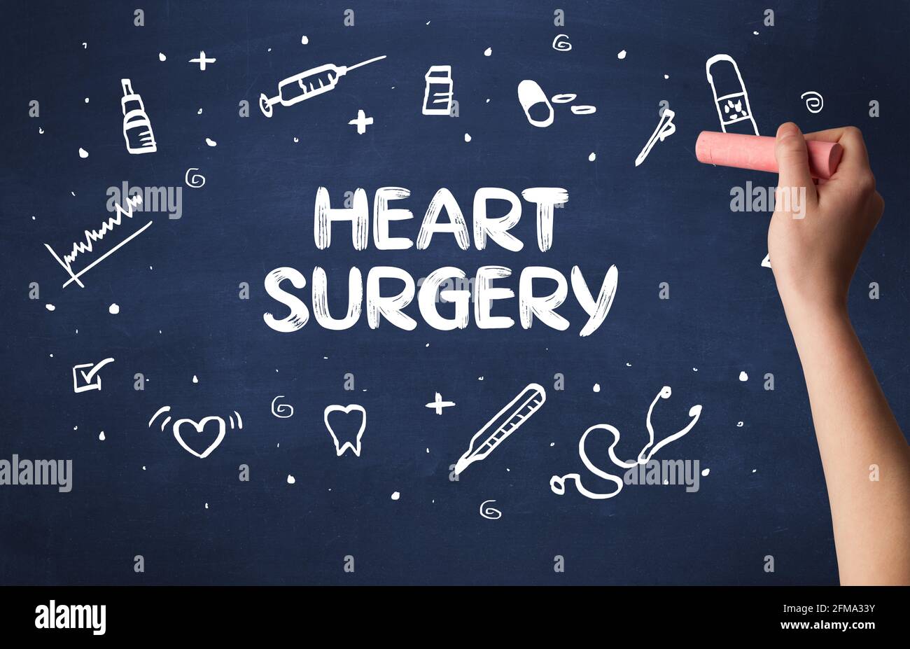 Hand drawing medical concept concept Stock Photo - Alamy