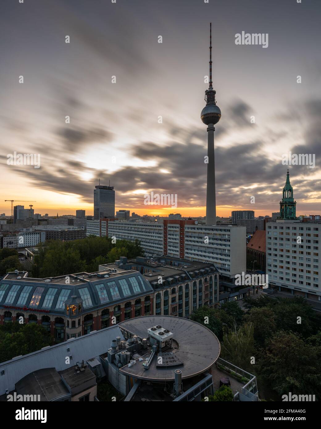 Sunrise on alexanderplatz hi-res stock photography and images - Alamy