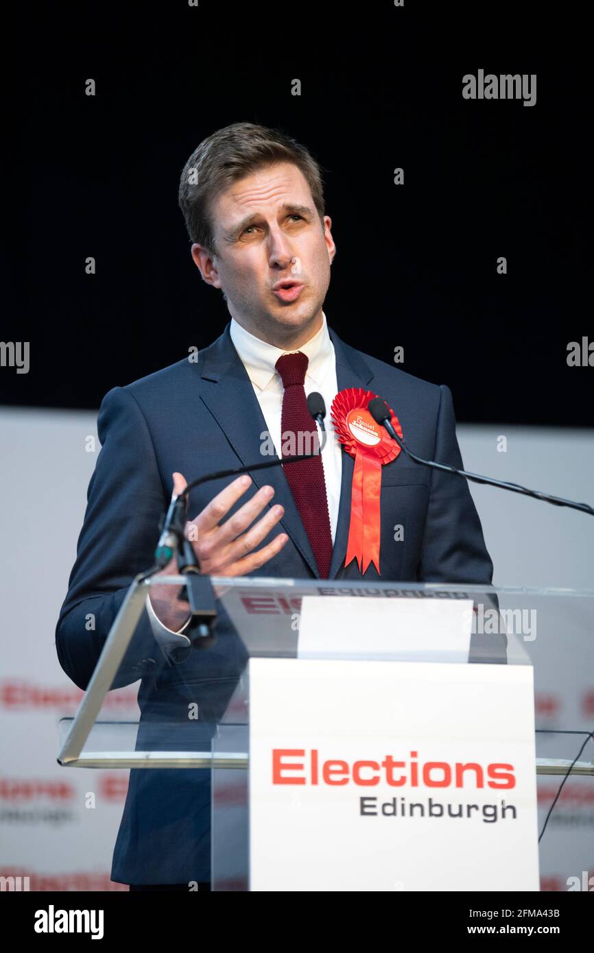 Labour candidate for Edinburgh Southern Daniel Johnson speaks after ...