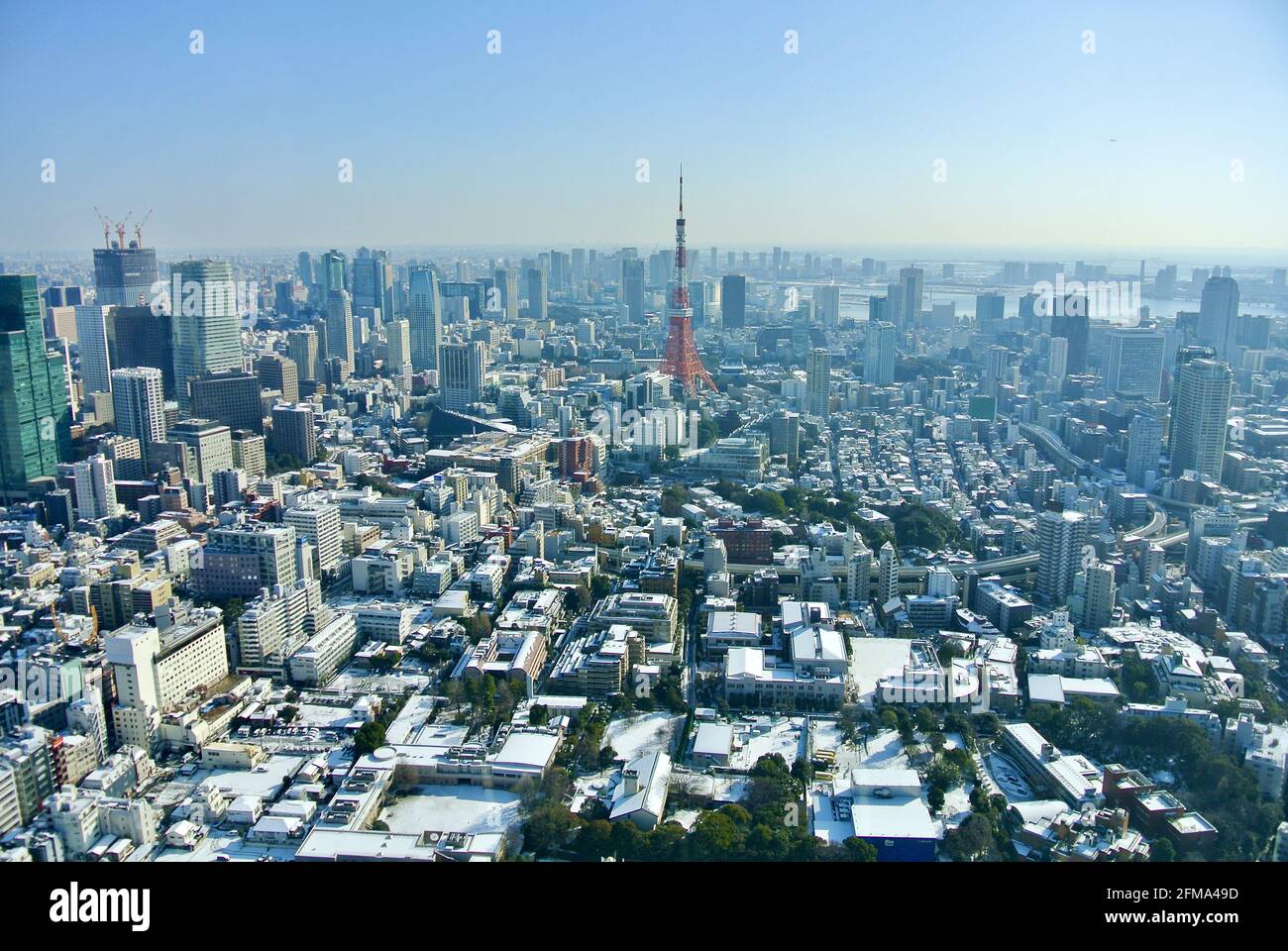 Tokyo Tower under the snow Stock Photo - Alamy