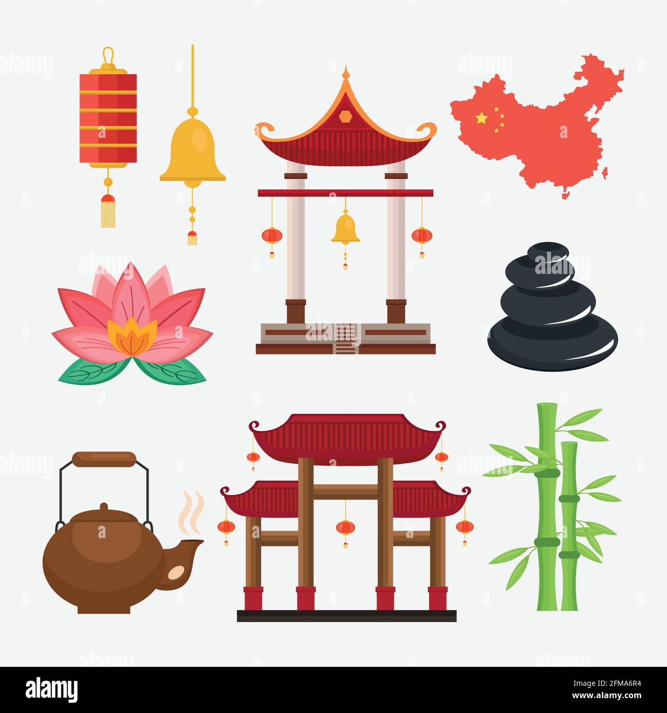nine china culture icons Stock Vector Image & Art - Alamy
