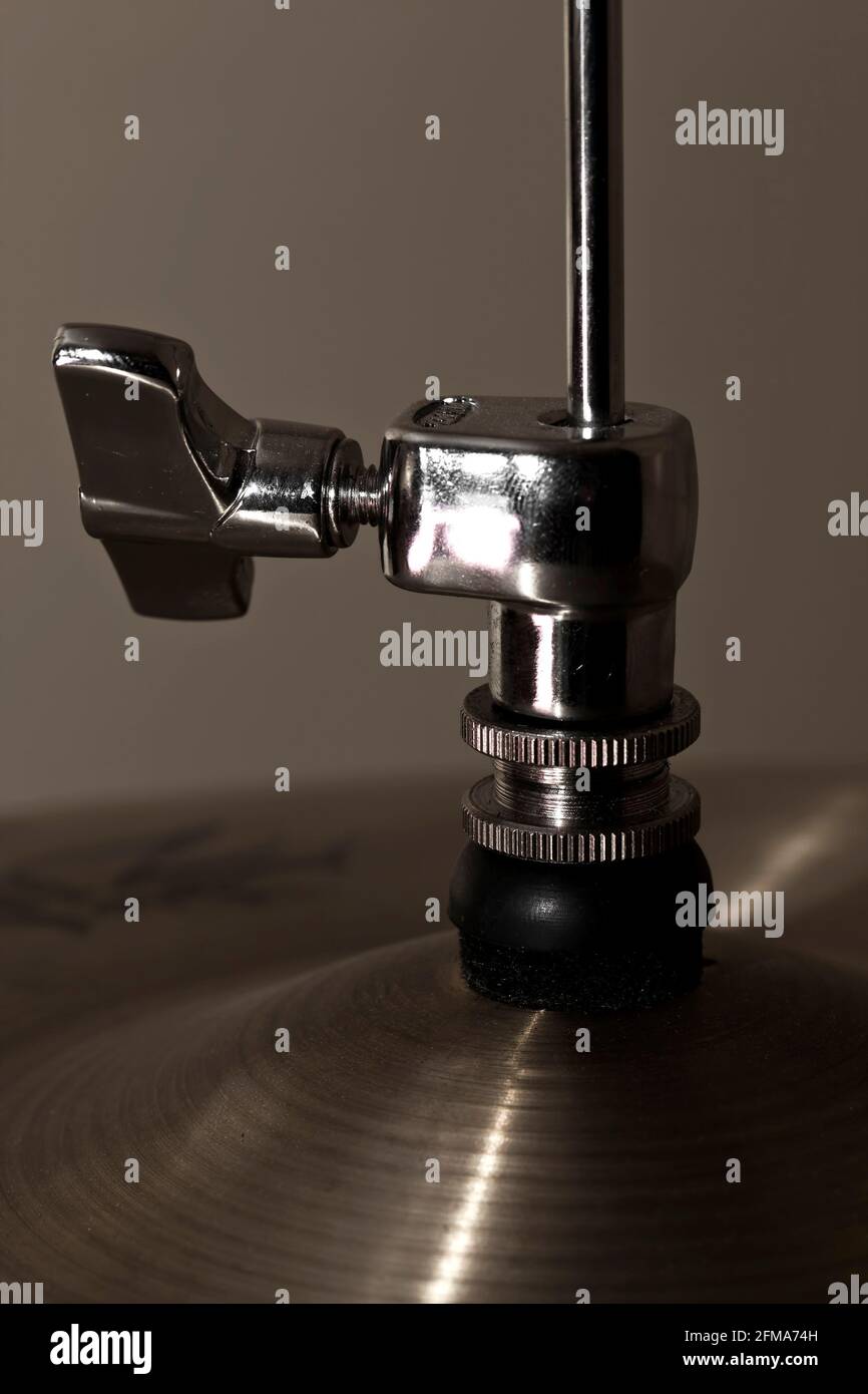 Music Instrument Rhythm Part Cymbal Details Photo Stock Photo - Alamy