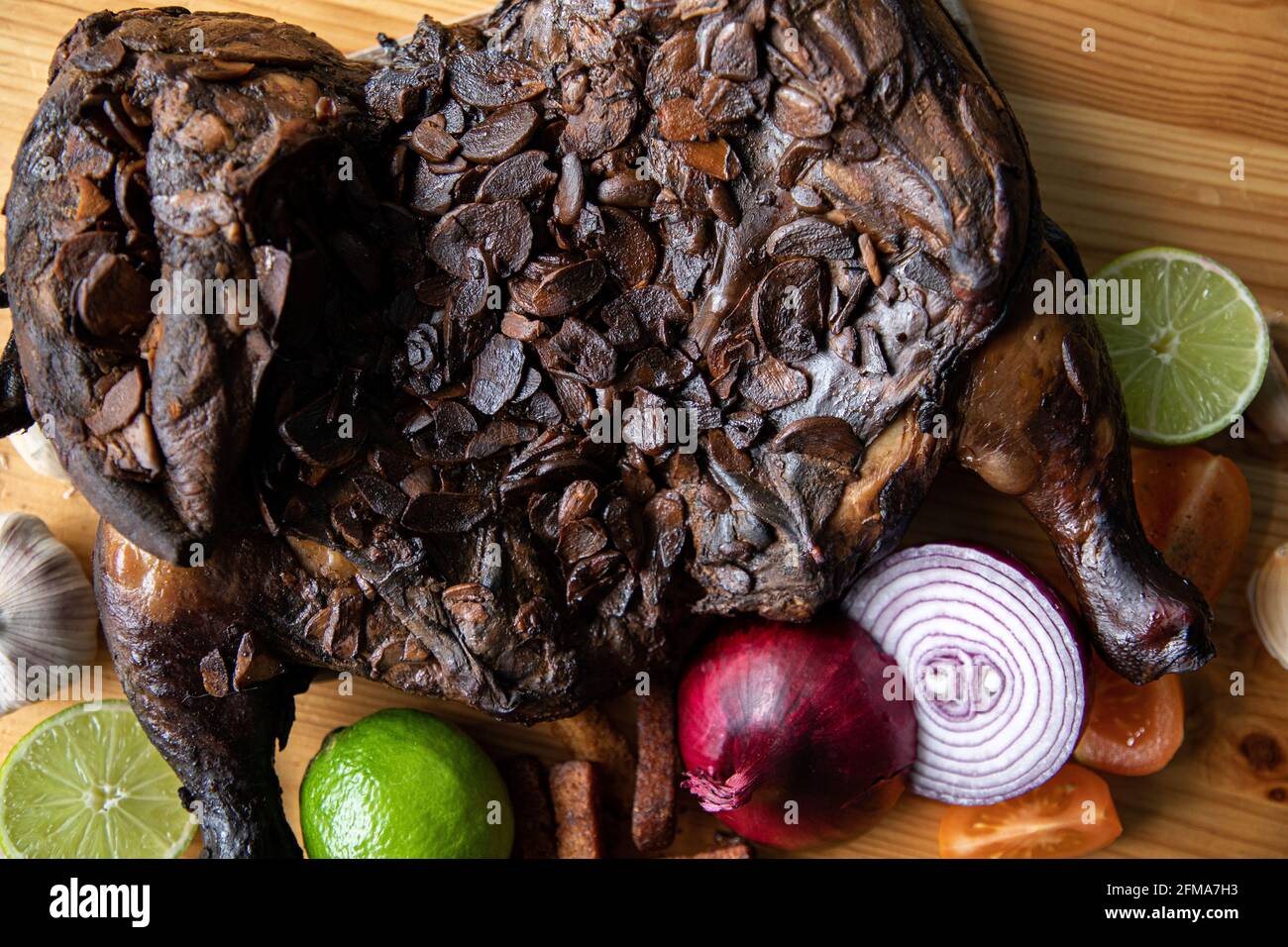 Dry garlic fried chicken hi-res stock photography and images - Alamy