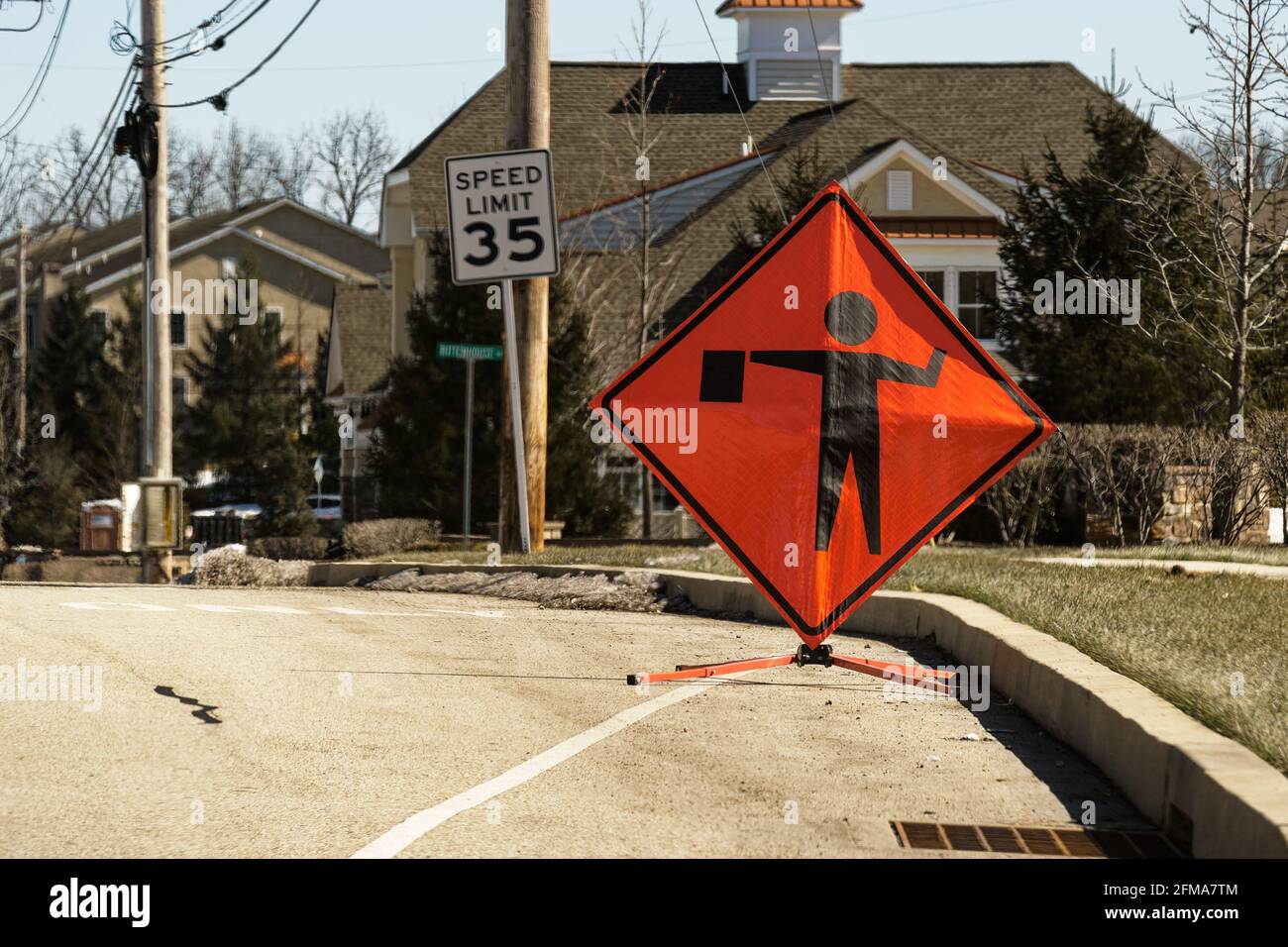 Flagmen Safety Stick People