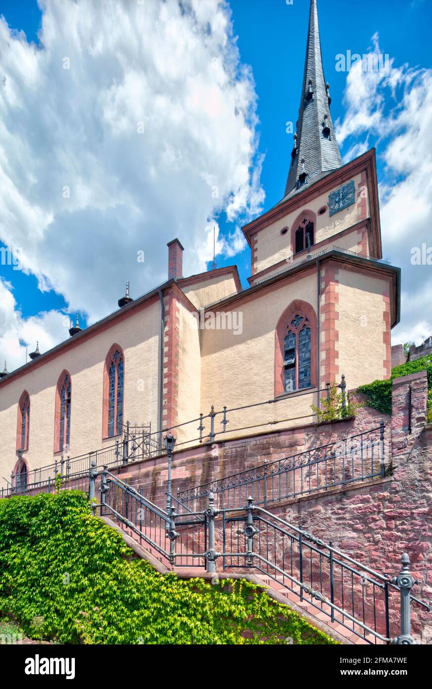Church of St. Pankratius, church, steeple, historical, picturesque ...