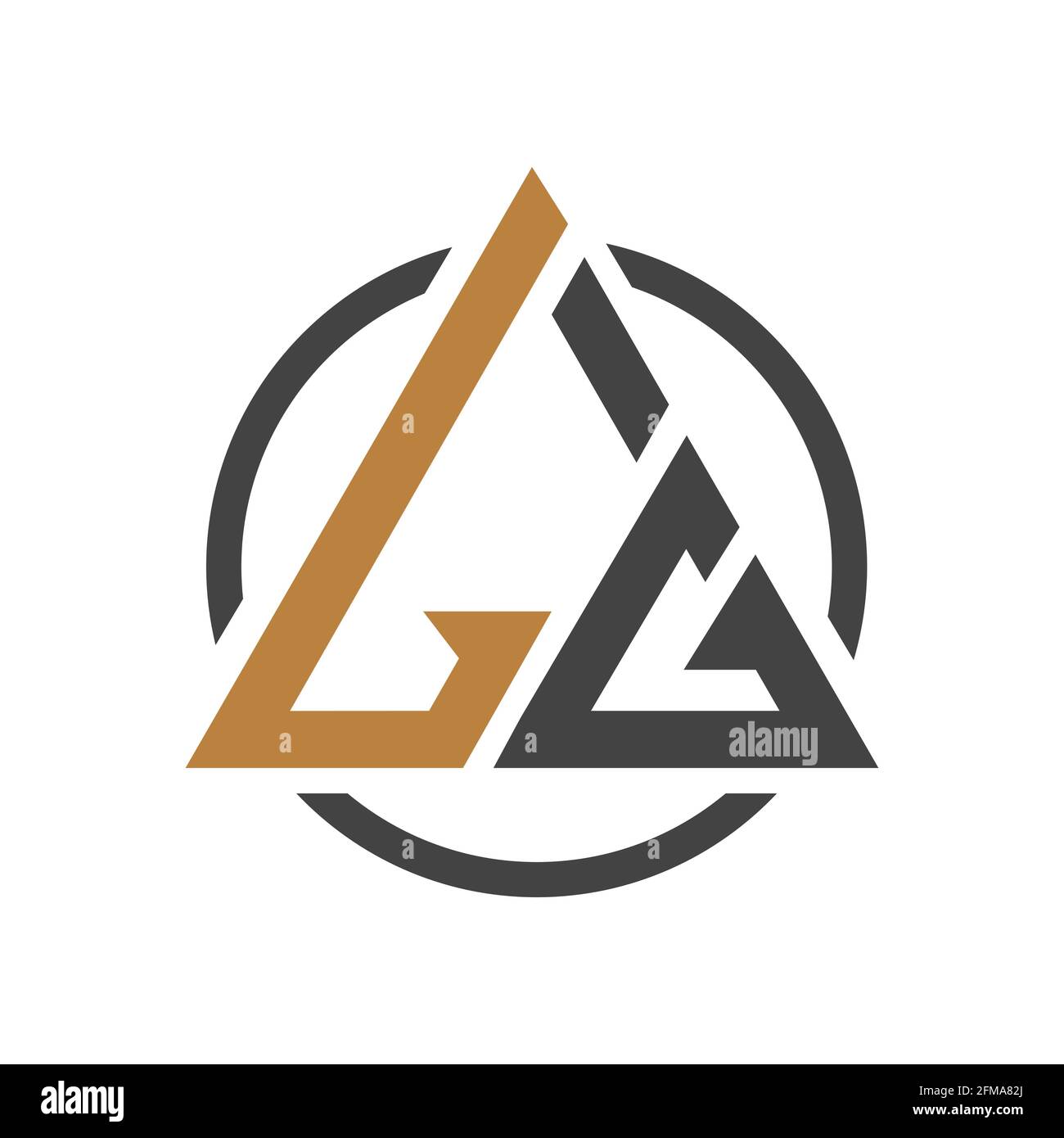 GL, LG, G AND L Abstract initial monogram letter alphabet logo design ...