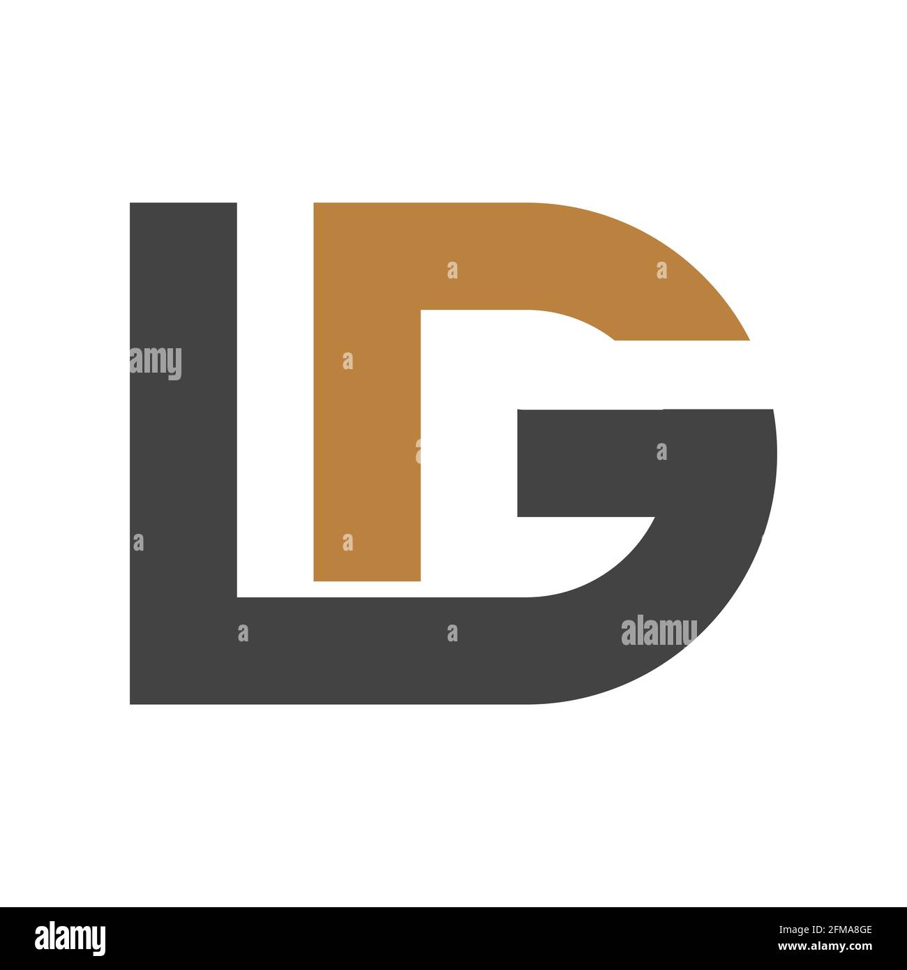 GL, LG, G AND L Abstract initial monogram letter alphabet logo design ...