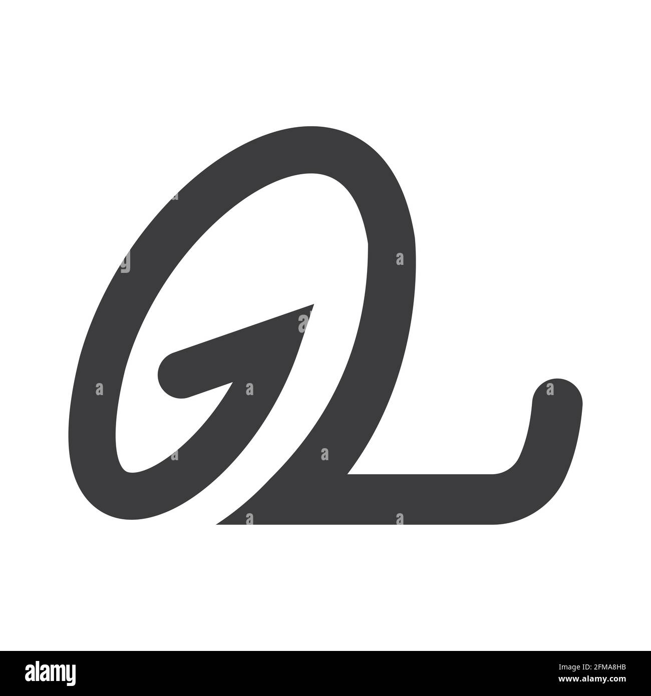 GL, LG, G AND L Abstract initial monogram letter alphabet logo design ...