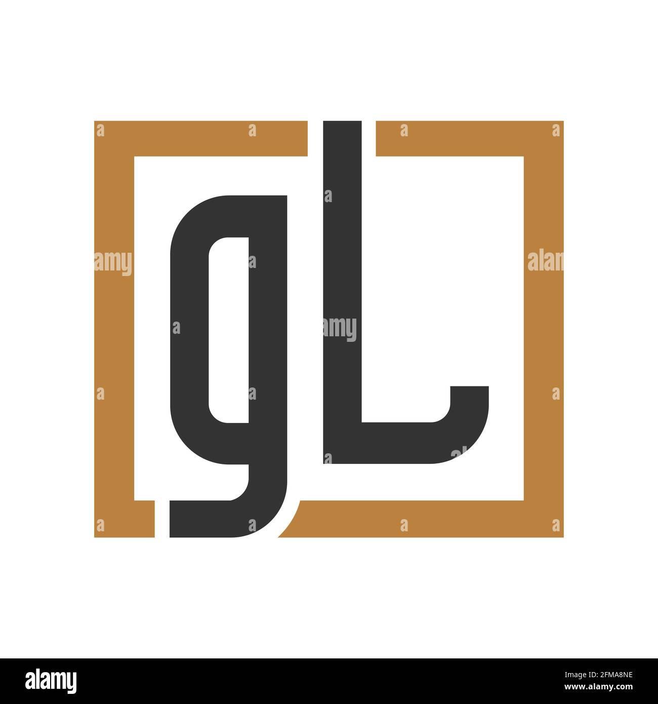 GL, LG, G AND L Abstract initial monogram letter alphabet logo design ...