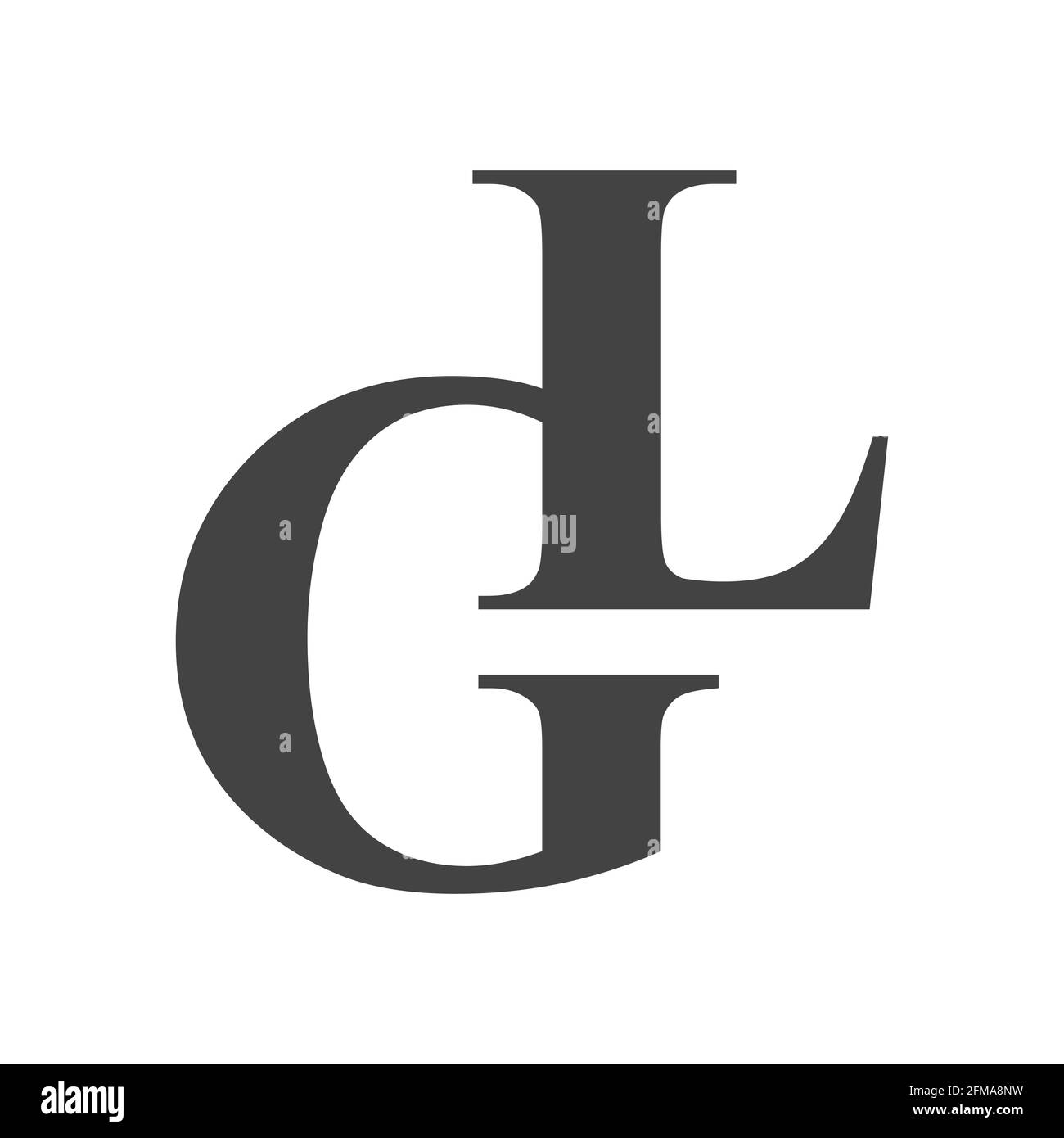GL, LG, G AND L Abstract initial monogram letter alphabet logo design ...