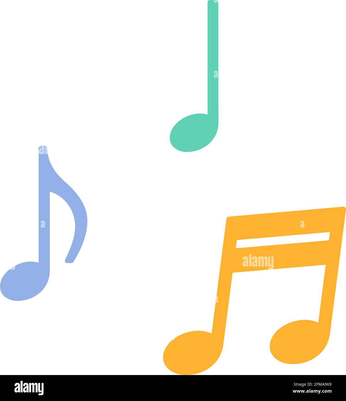 music mark.Vector illustration that is easy to edit Stock Vector Image ...