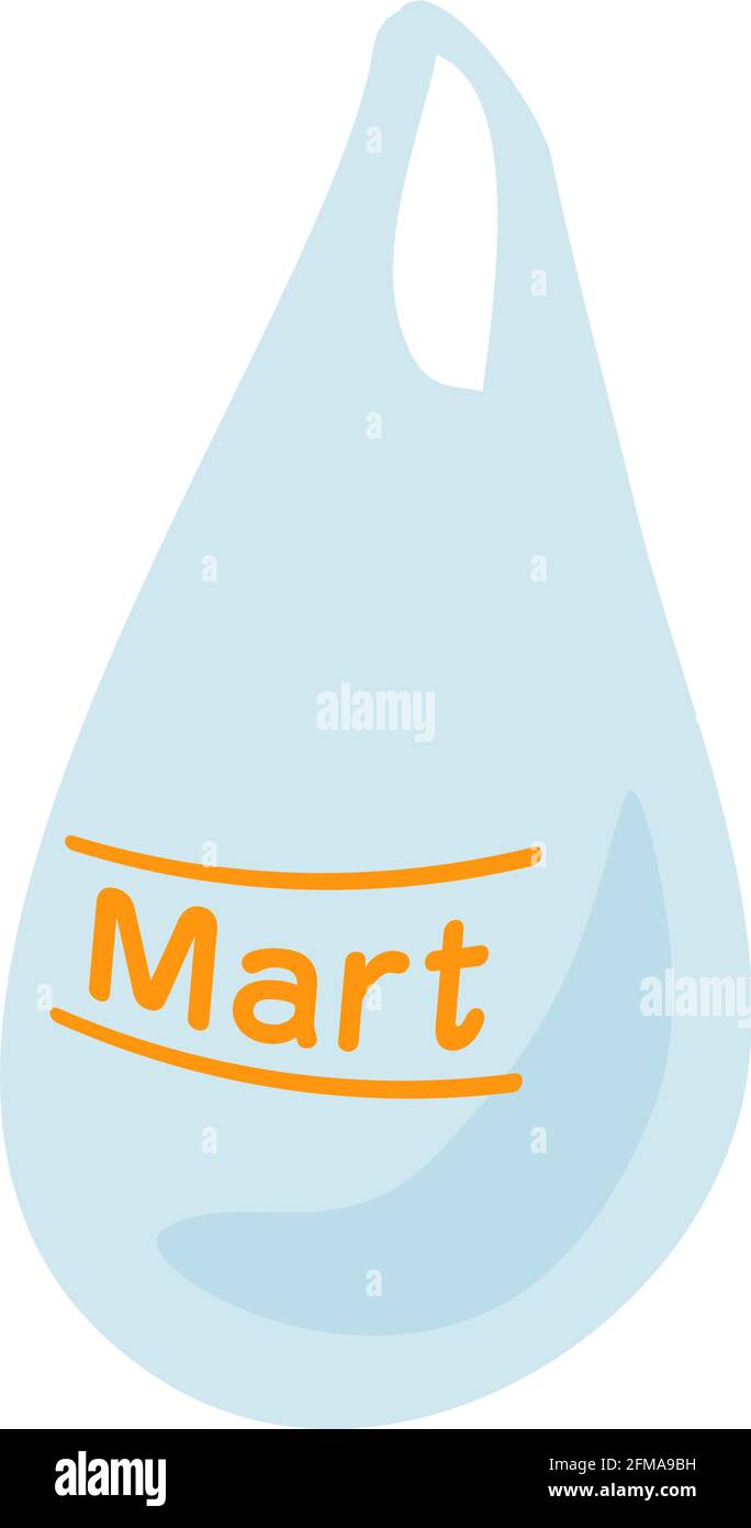 plastic Shopping bag.Vector illustration that is easy to edit Stock ...
