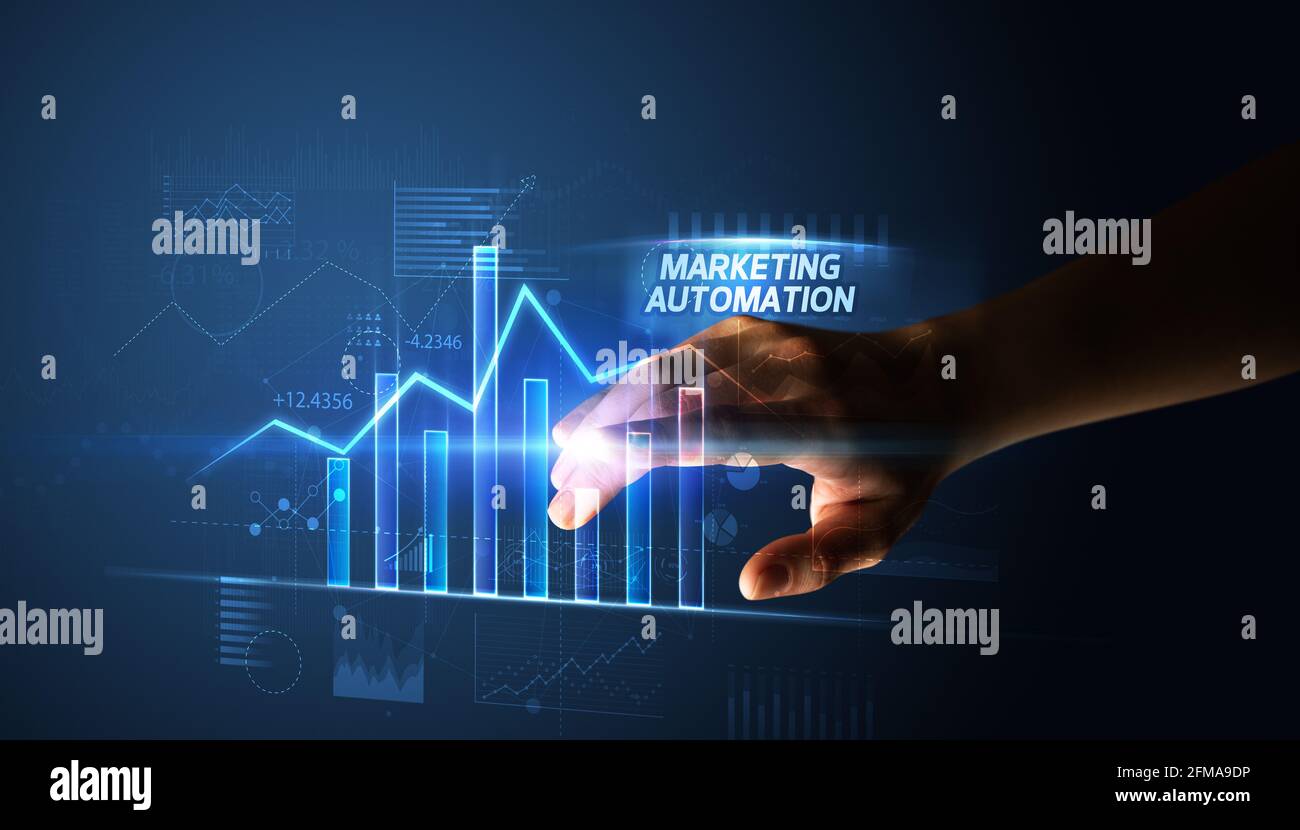 Hand touching business concept concept Stock Photo - Alamy