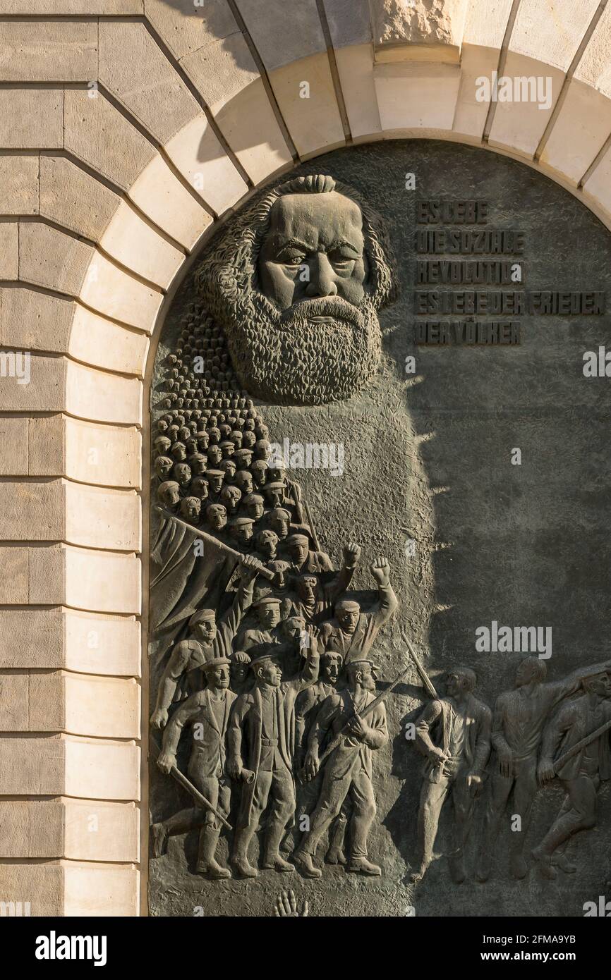 Berlin, Mitte, building of the "Hanns Eisler" music college, Karl Marx ...