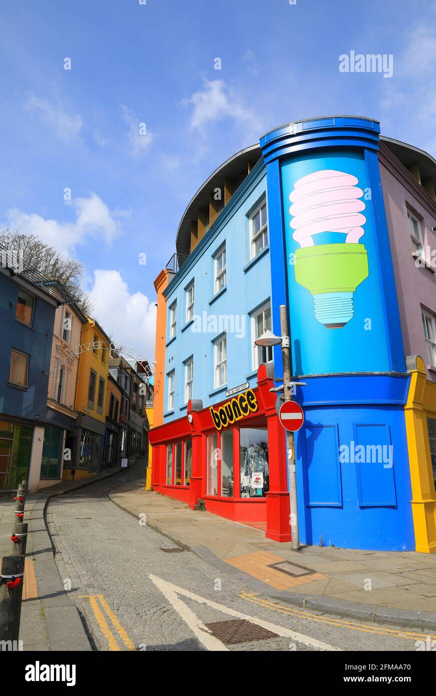 The Creative Quarter on the Old High Street, in Folkestone, Kent, UK ...