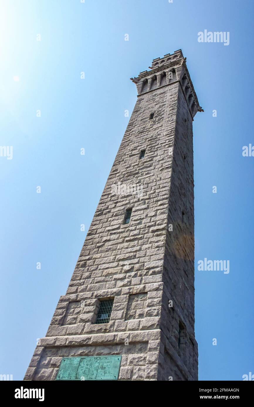 Pilgrim monument tower provincetown cape hi-res stock photography and ...