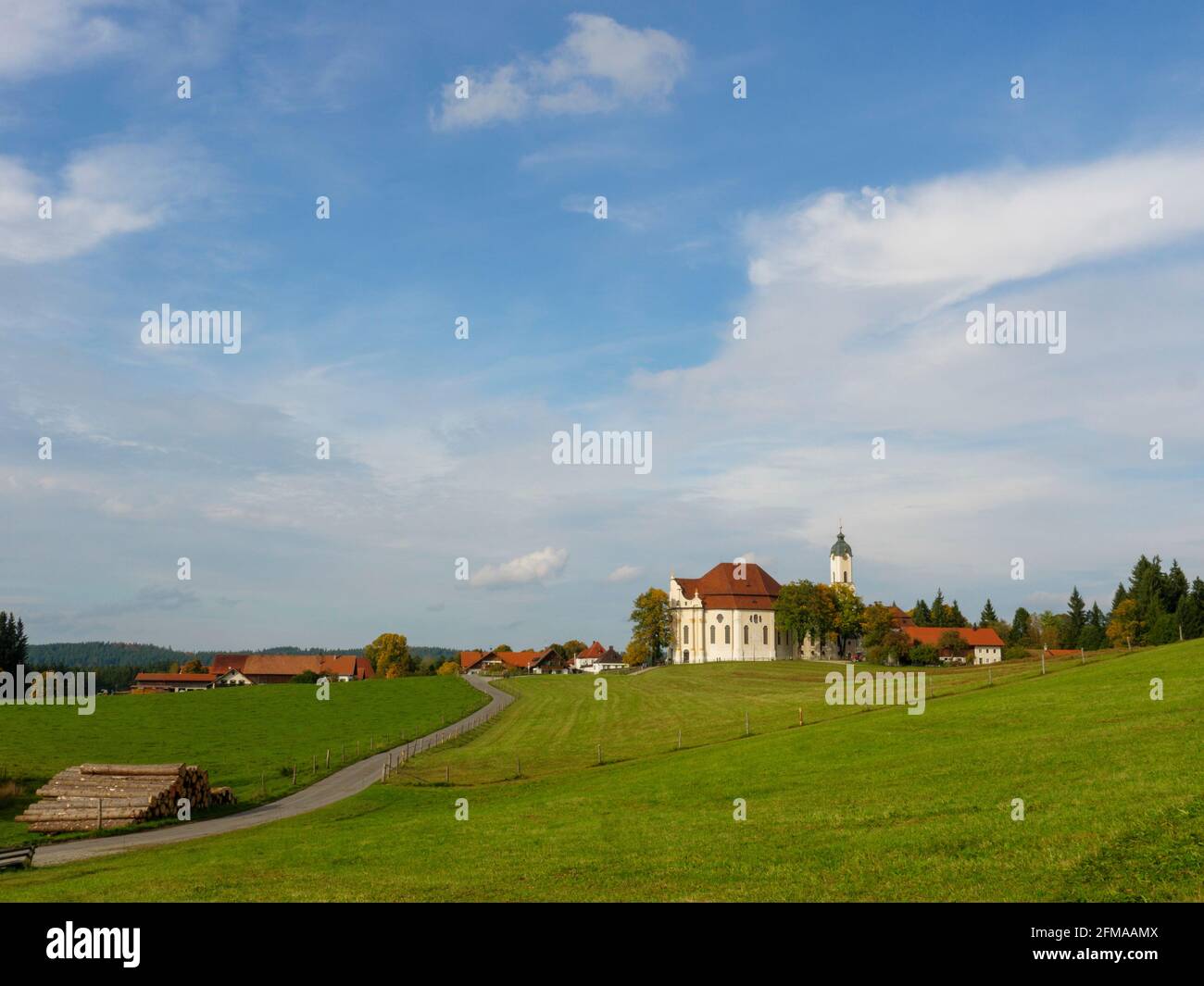 Wieskirche, Steingaden, Allgäu, Bavaria, Germany Stock Photo - Alamy