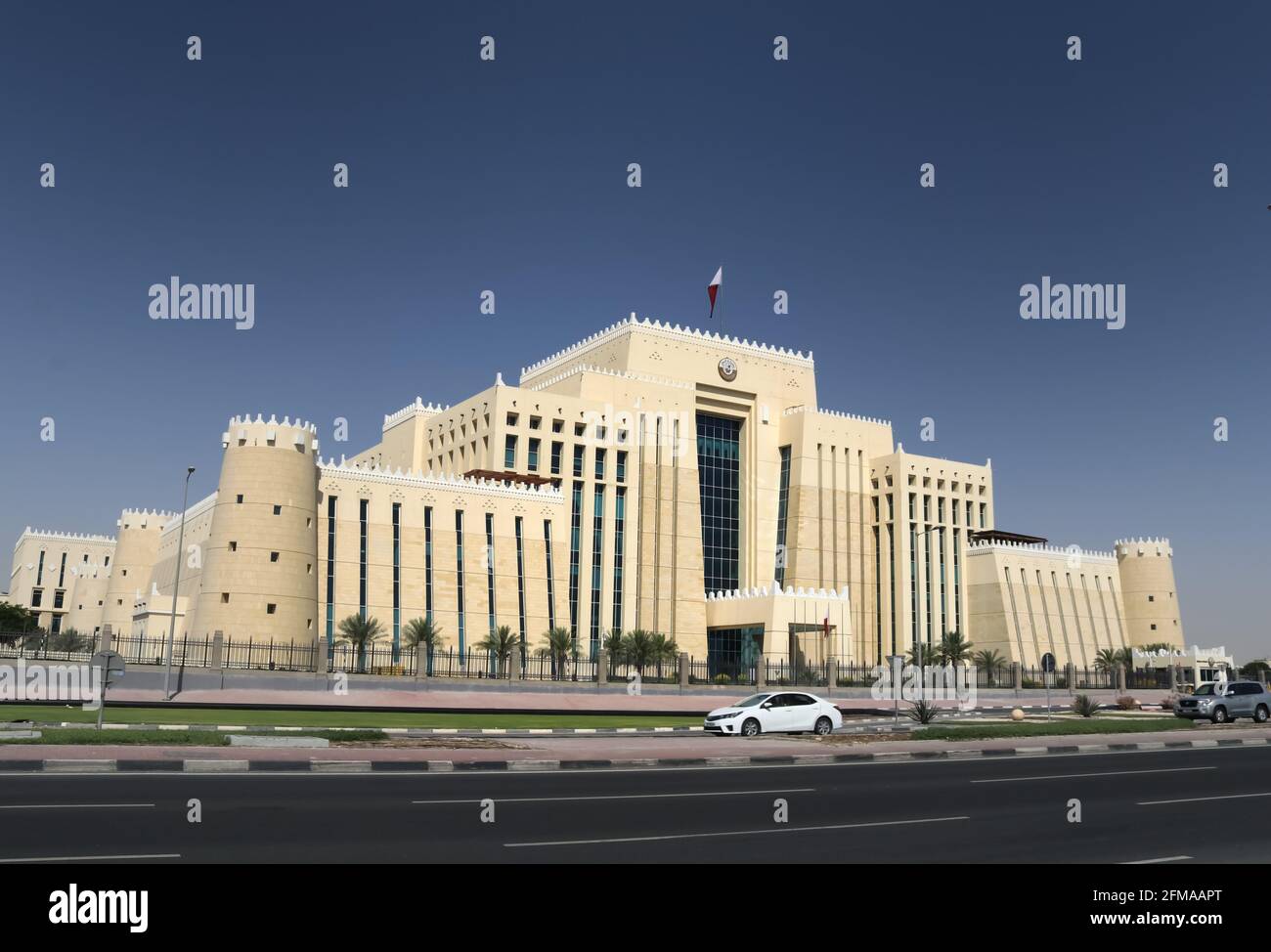 Ministry of Interior Building in Doha, Qatar Stock Photo - Alamy