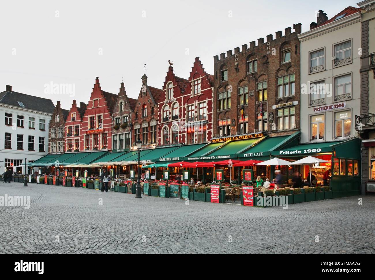 Markt - Market square in Bruges. Belgium Stock Photo - Alamy