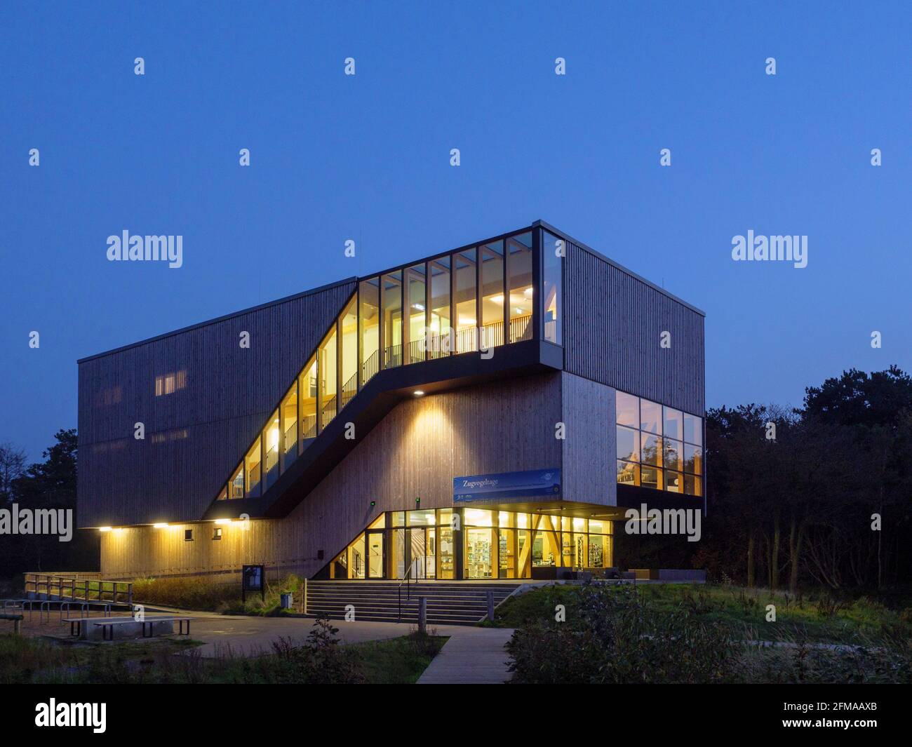 Wadden Sea near Cuxhaven, Wadden Sea National Park, National Park House ...