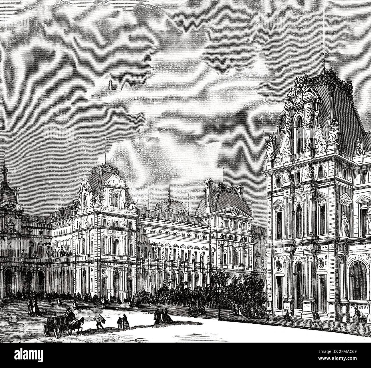 History of the louvre hi-res stock photography and images - Alamy