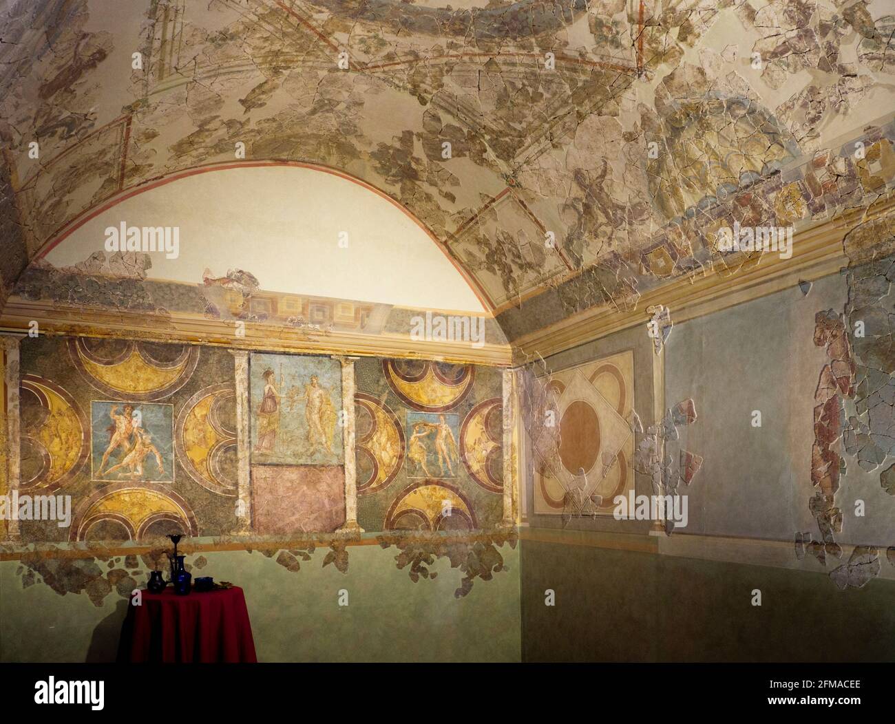 Saalburg Roman fort near Bad Homburg, The Echzeller Triclinium, Roman ...