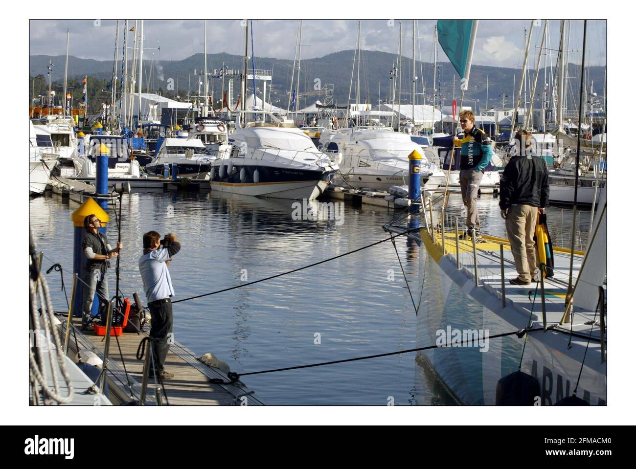 Gordon Ramsay joined the ABN AMRO team in the Volvo Ocean Race as a ...
