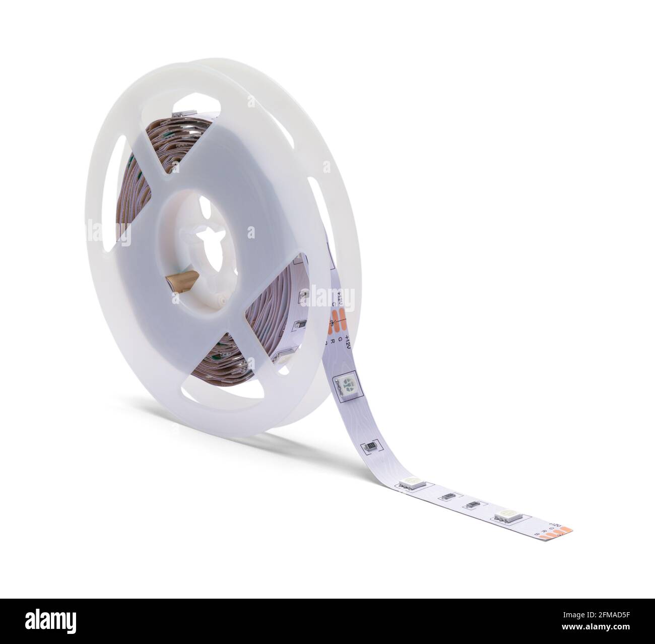 Small Roll of LED Lights Cut Out Stock Photo - Alamy