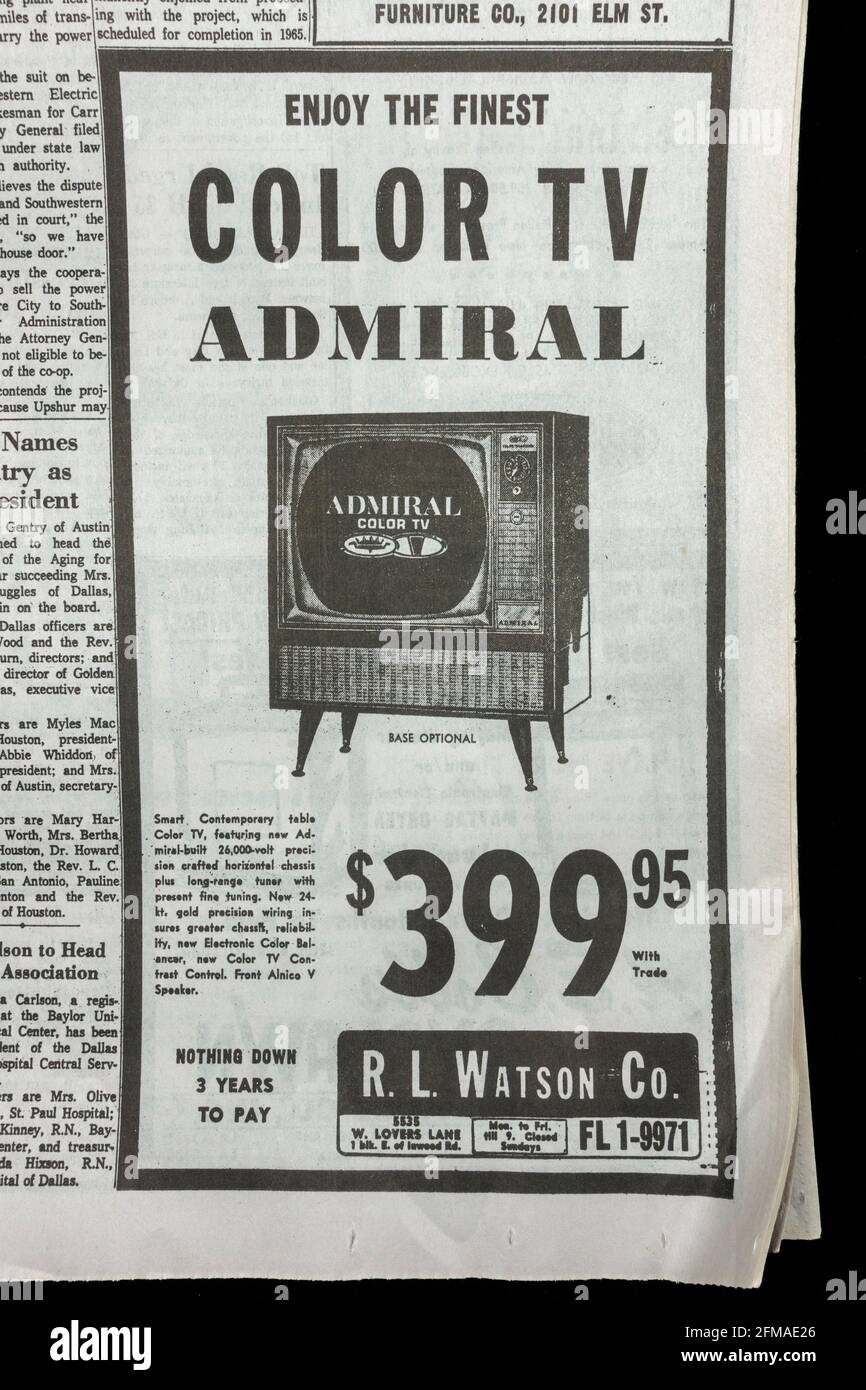 Color Newspaper Ad