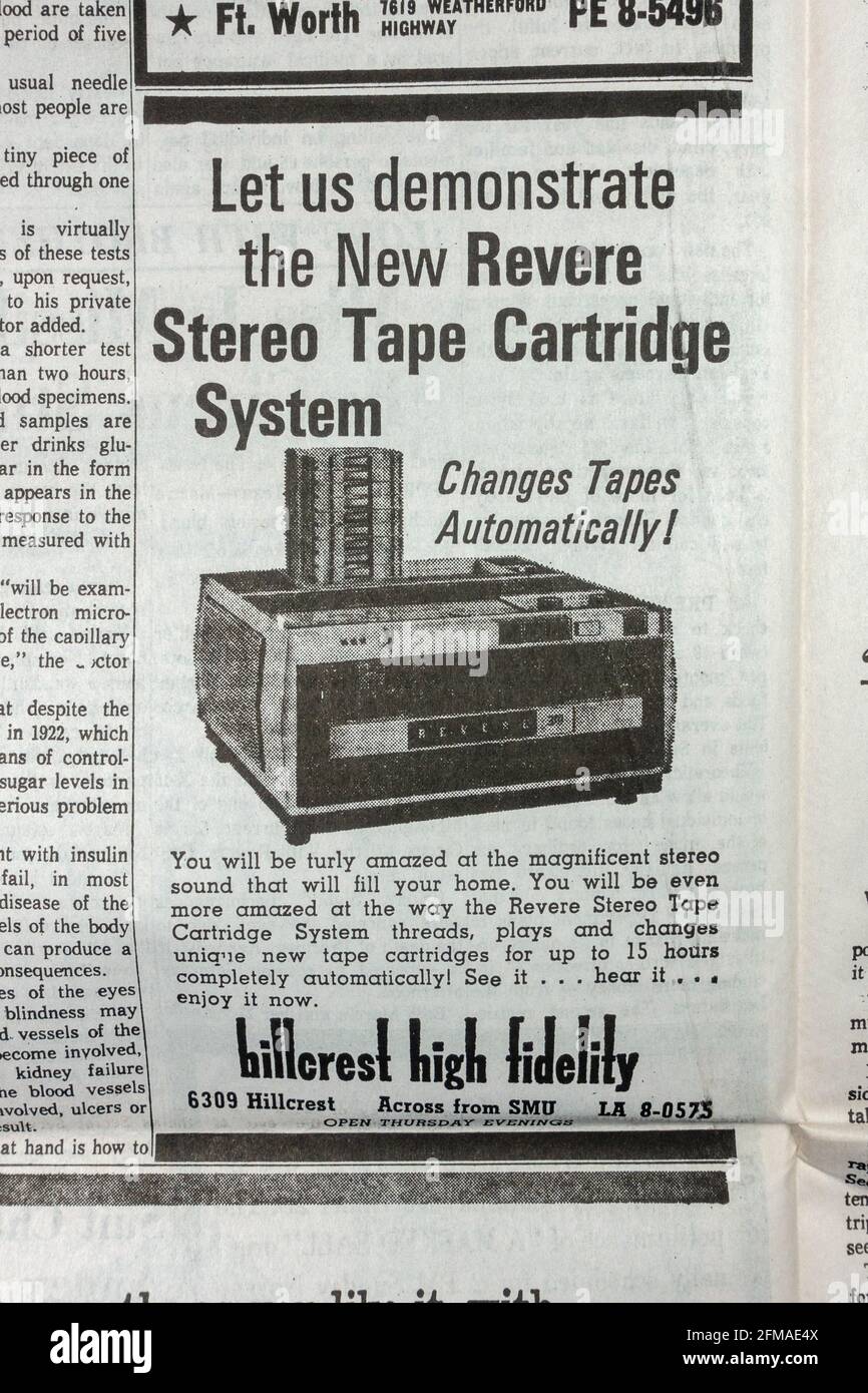 Revere stereo tape cassette system hi-res stock photography and images ...