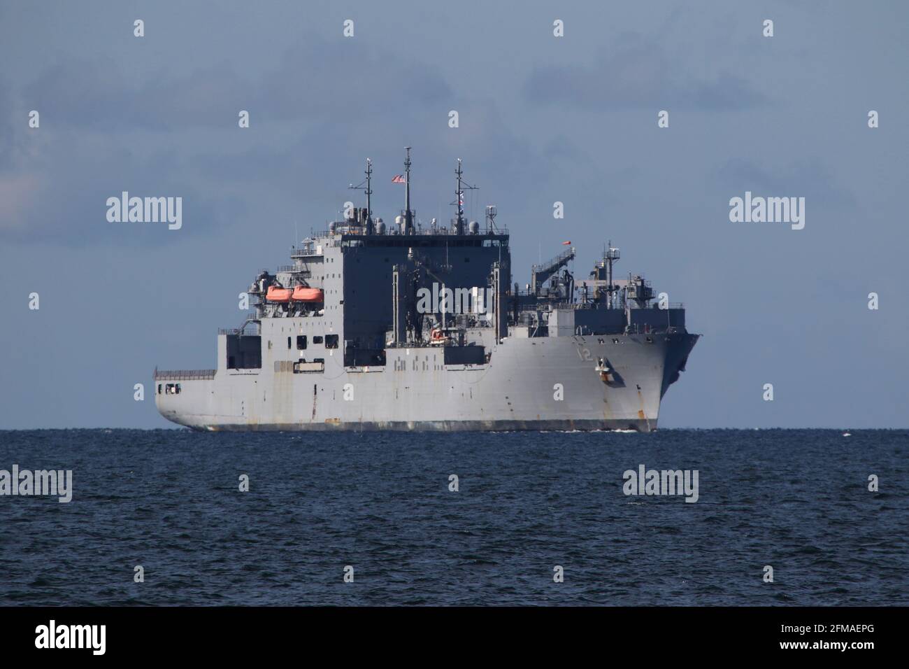 USNS William Mclean (T-AKE-12), a Lewis and Clark-class dry cargo ship ...