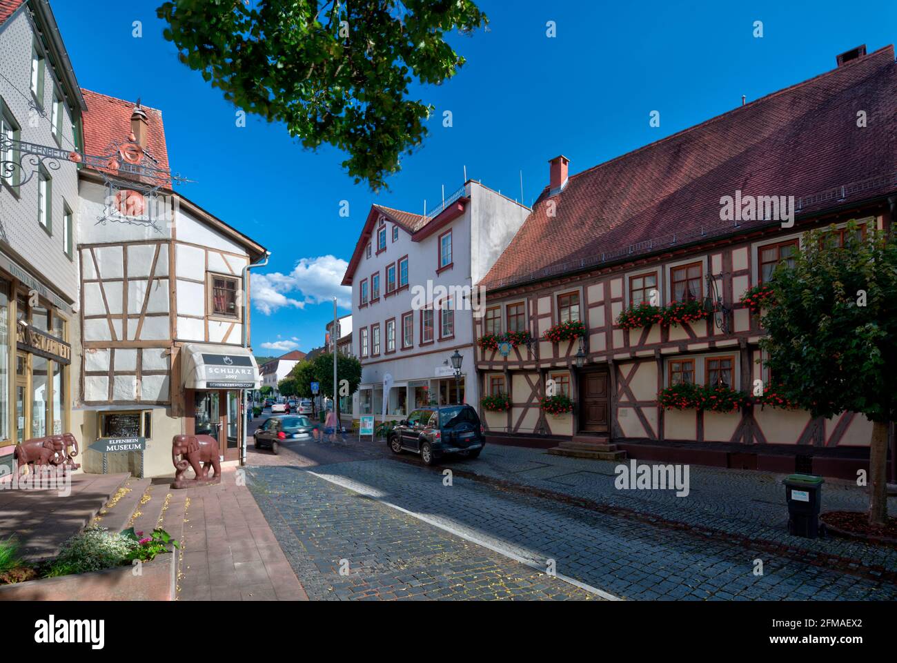 Ivory Museum, old museum room, three rabbits, half-timbered, house ...