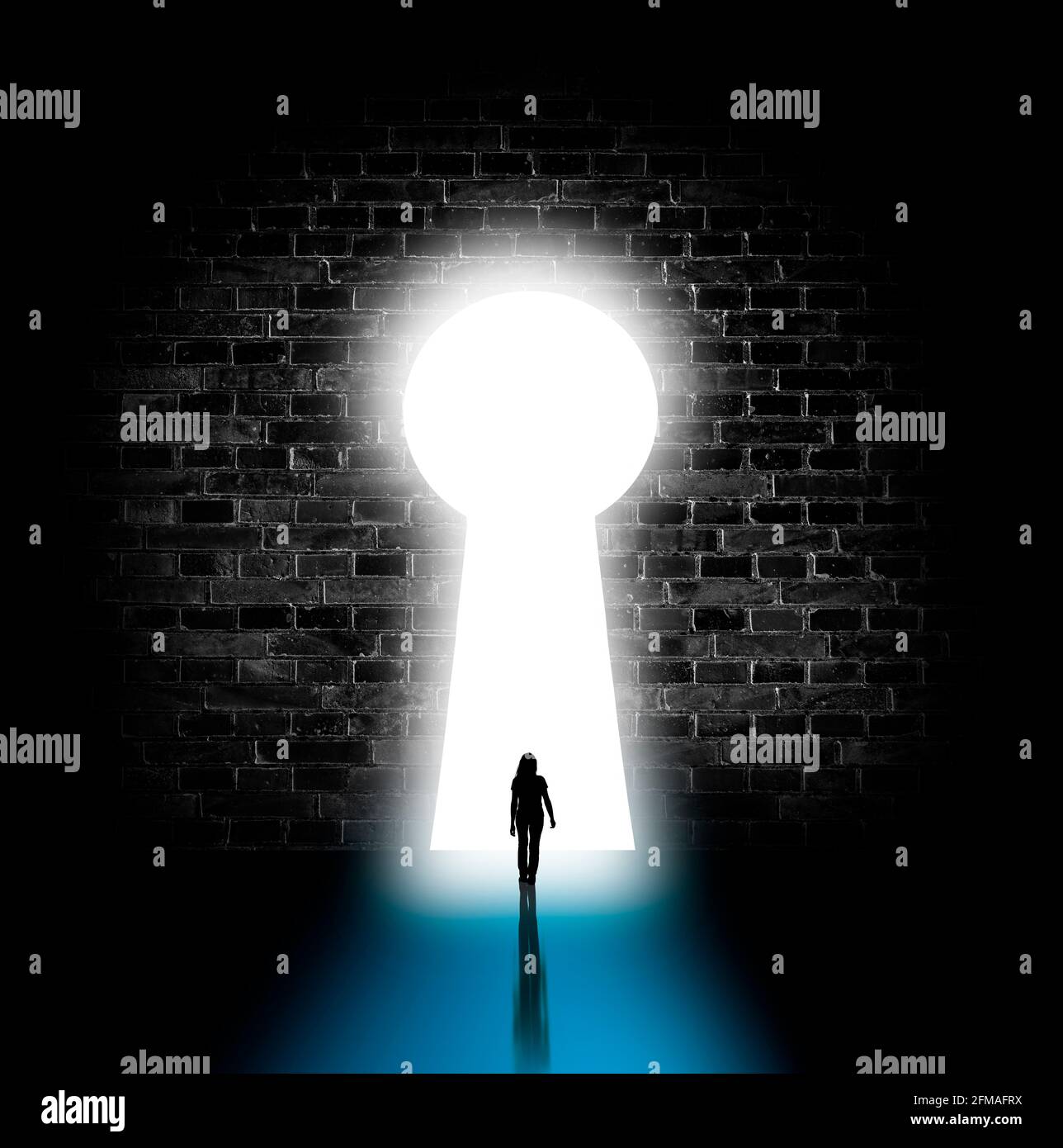 Keyhole silhouette hi-res stock photography and images - Alamy