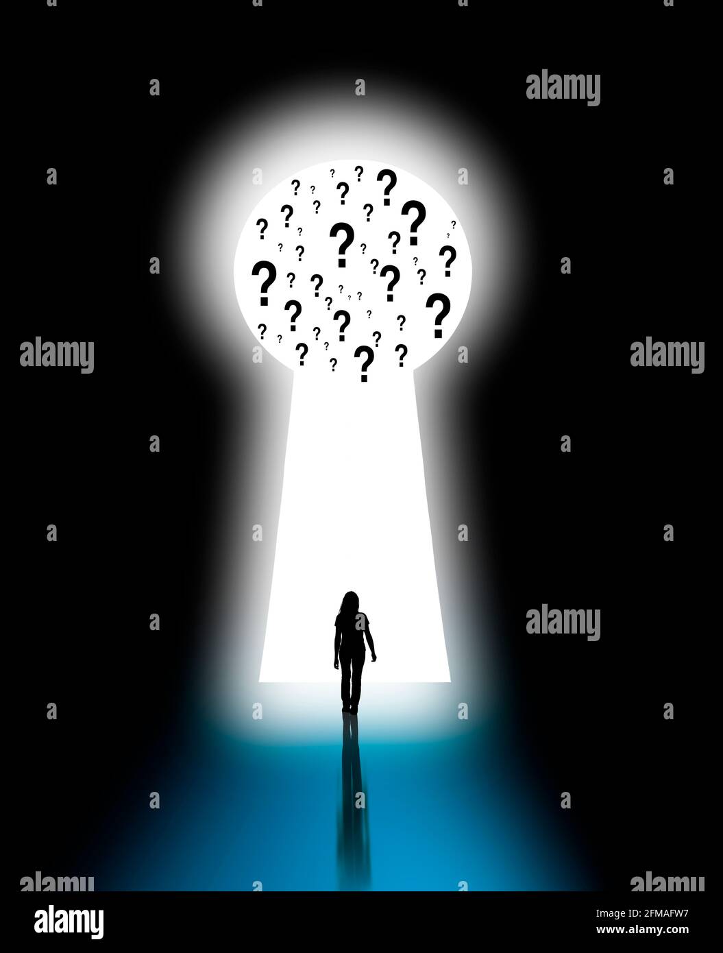 Keyhole silhouette hi-res stock photography and images - Alamy