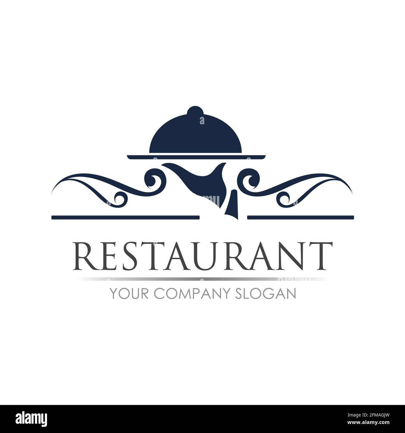restaurant logo vector illustration design template Stock Vector Image ...
