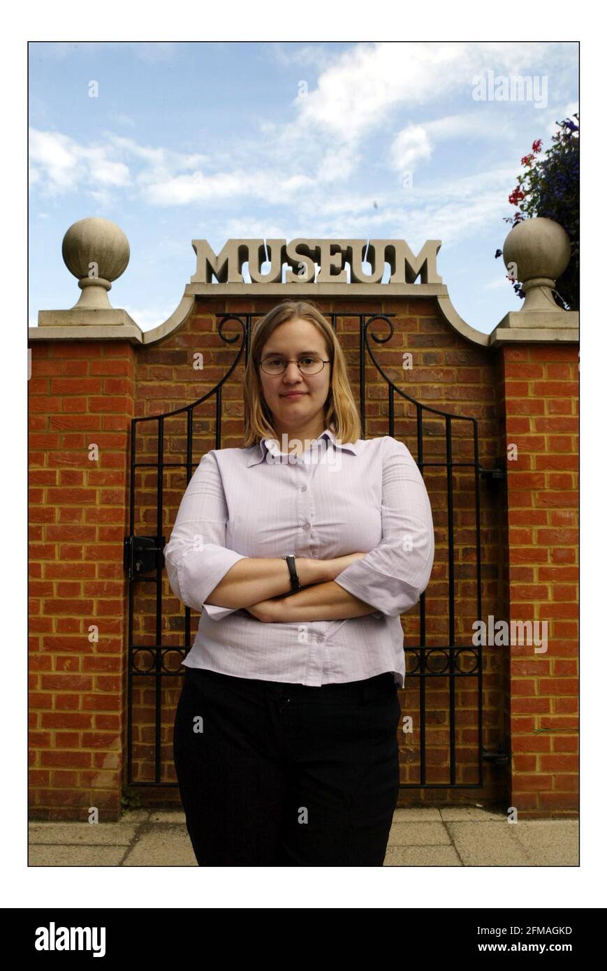 Sally Russel at the chertsey museum where she workspic David Sandison ...