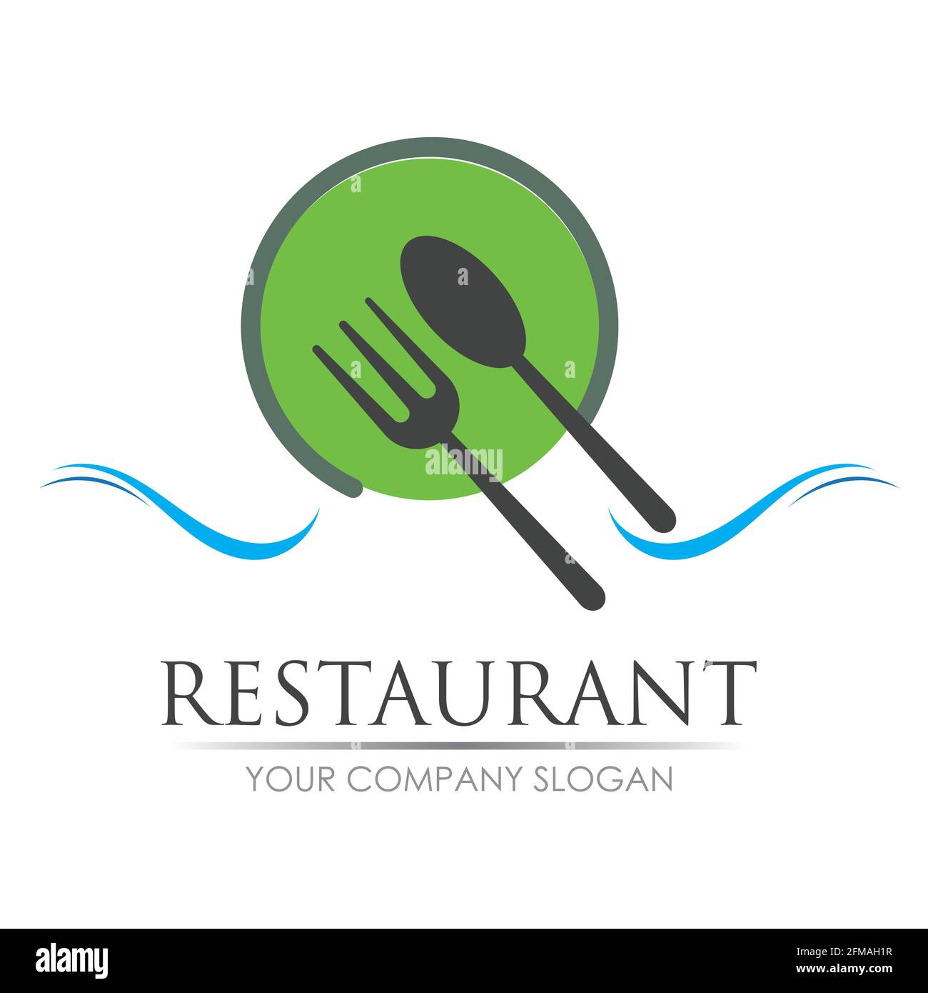 restaurant logo vector illustration design template Stock Vector Image ...