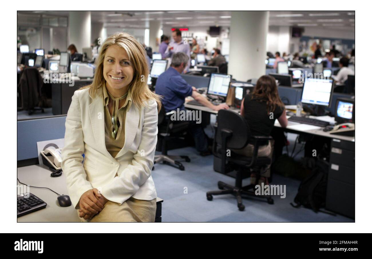 Deborah Turness editor at ITV Newspic David Sandison 4/8/2005 Stock ...