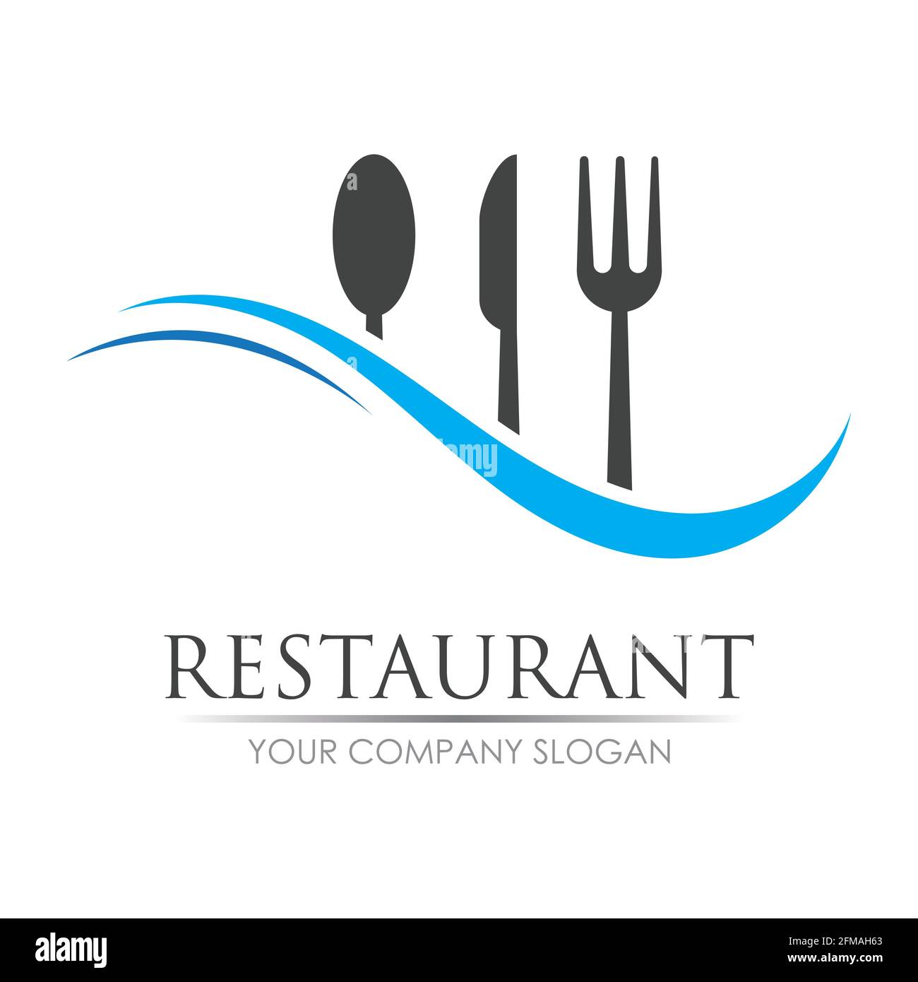 restaurant logo vector illustration design template Stock Vector Image ...