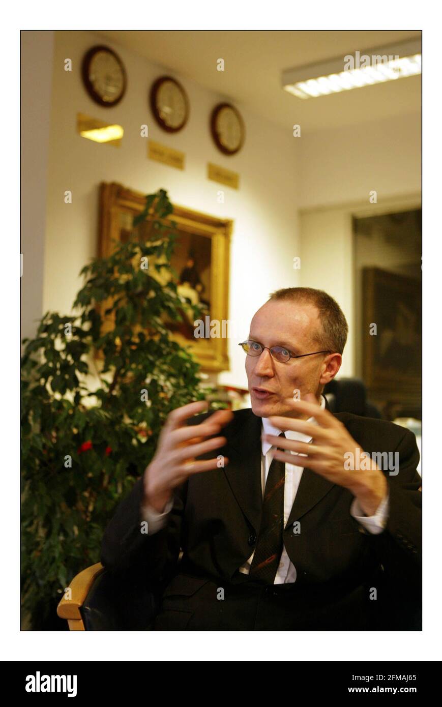 robert thomson ....editor of th times in his office in londonpic David ...