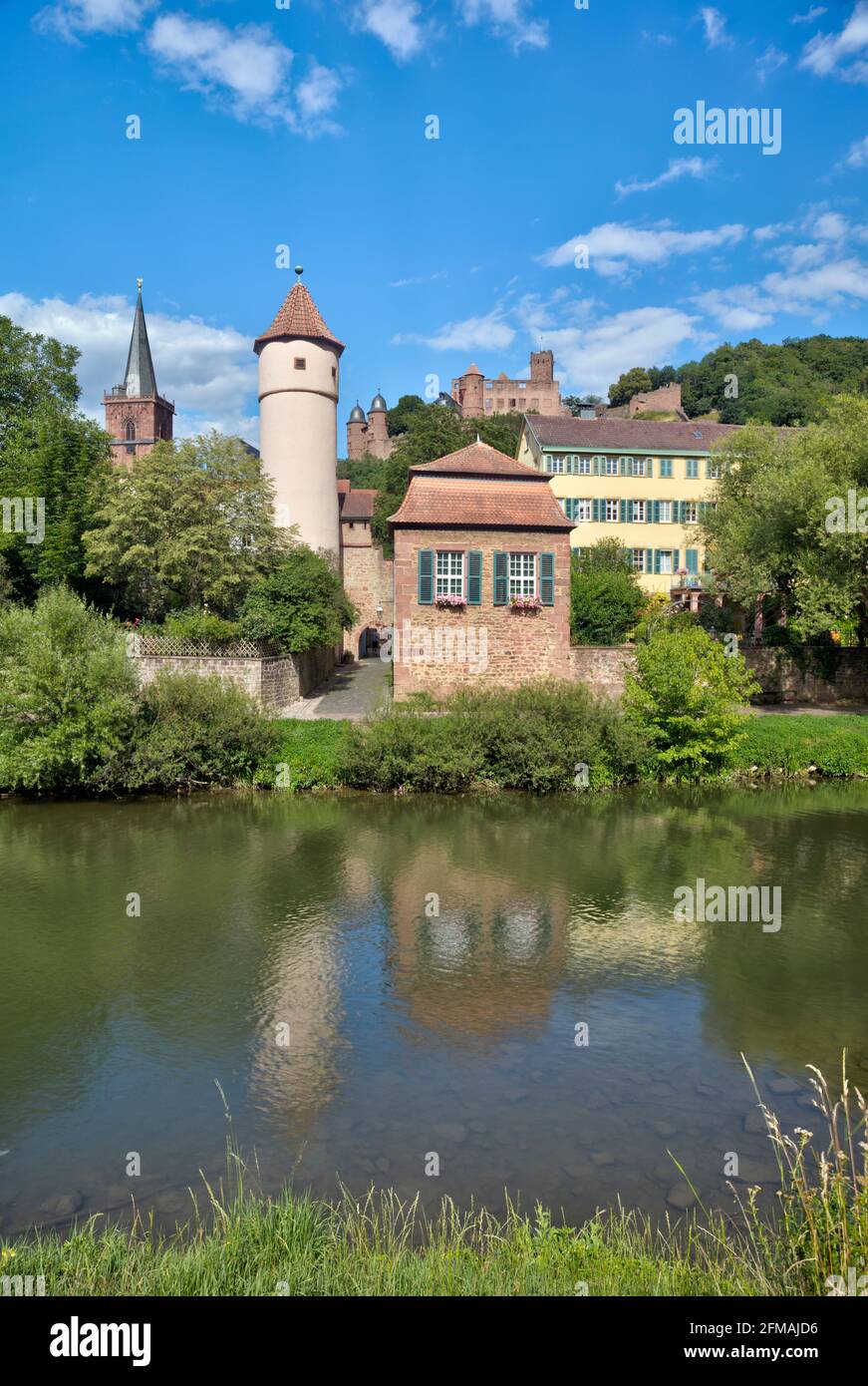 Wertheim castle and white tower hi-res stock photography and images - Alamy