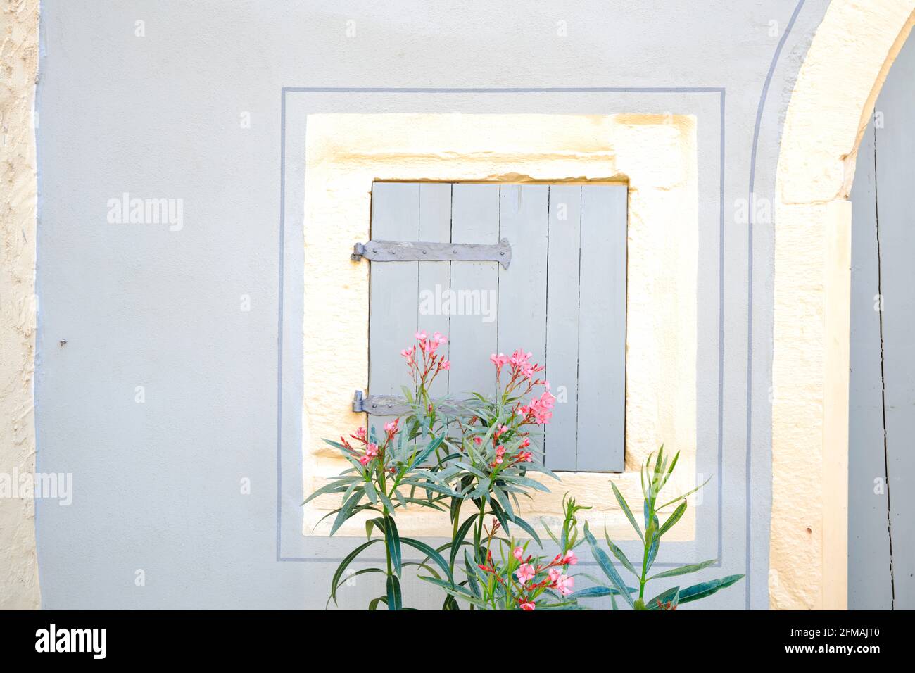 Home with small shuttered windows hi-res stock photography and images ...