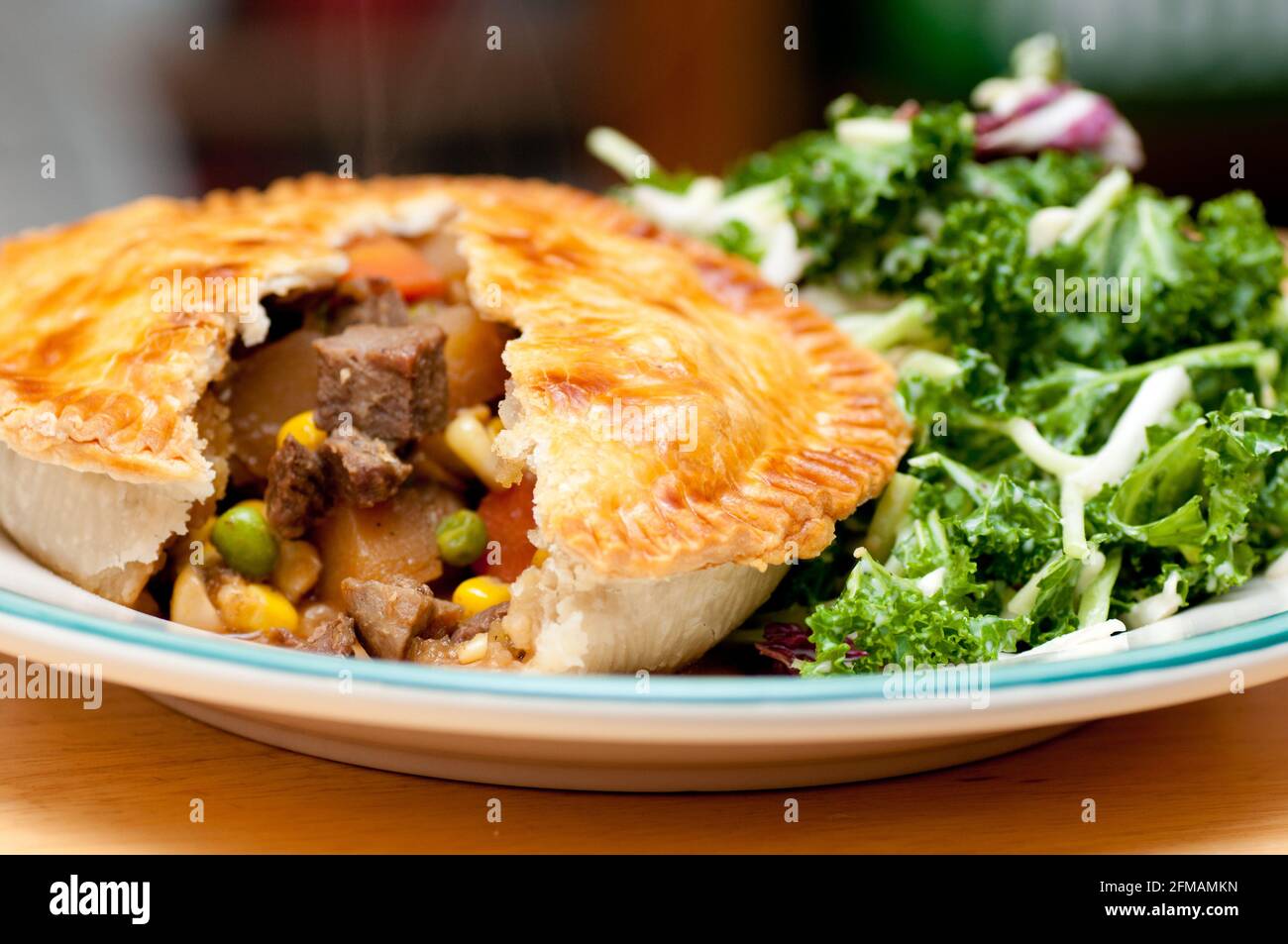 beef pot pie meal for supper Stock Photo - Alamy