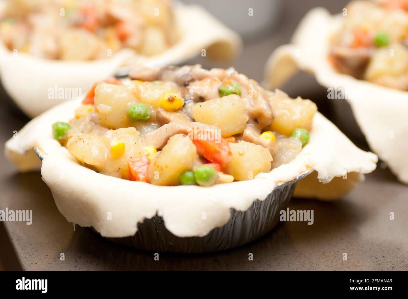 chicken pot pie for supper Stock Photo - Alamy