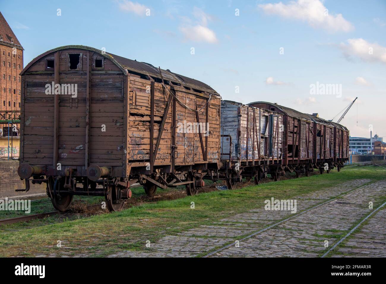 Old Wooden Wagons High Resolution Stock Photography and Images - Alamy