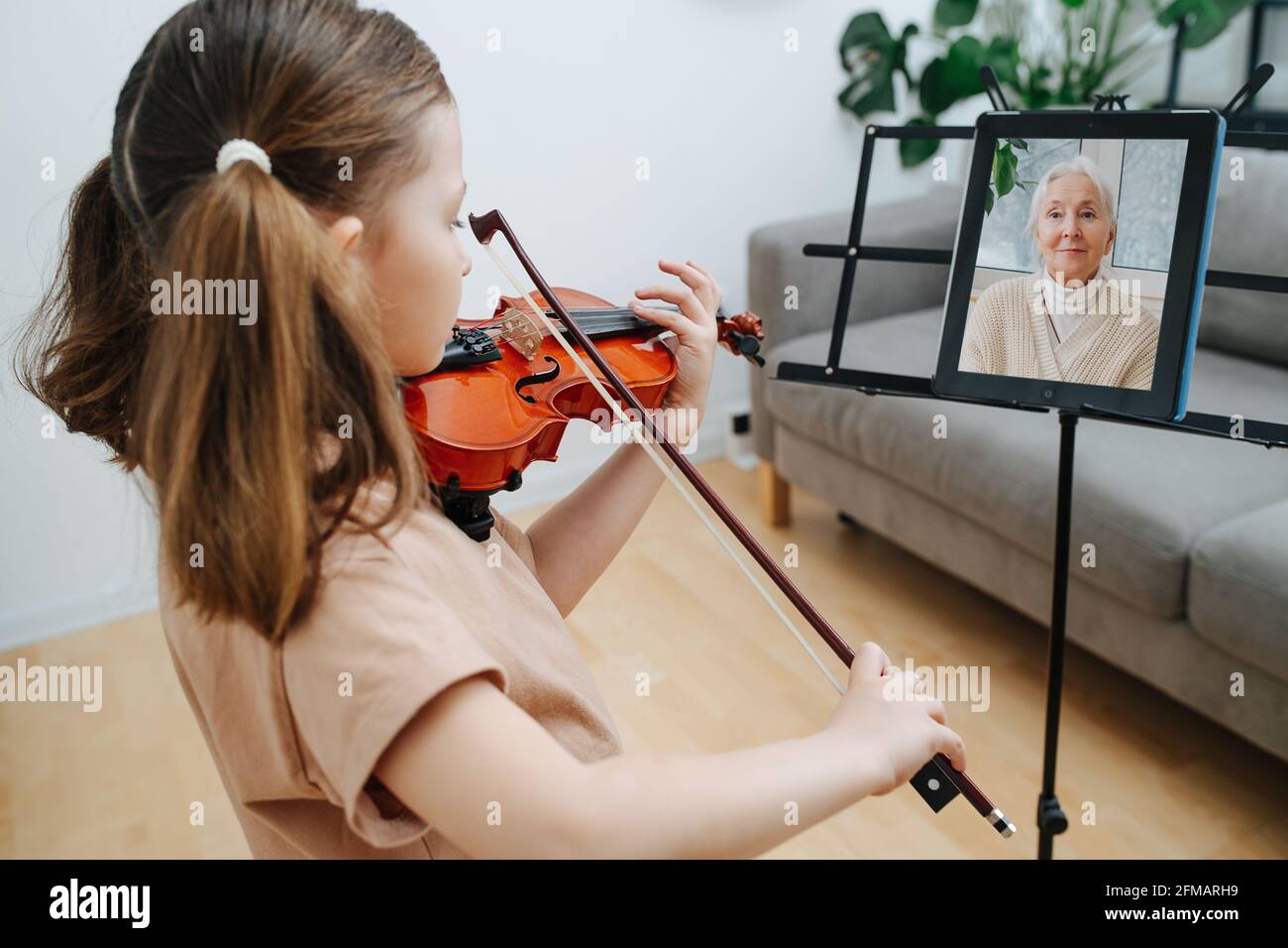 Girl play with a pony hi-res stock photography and images - Alamy