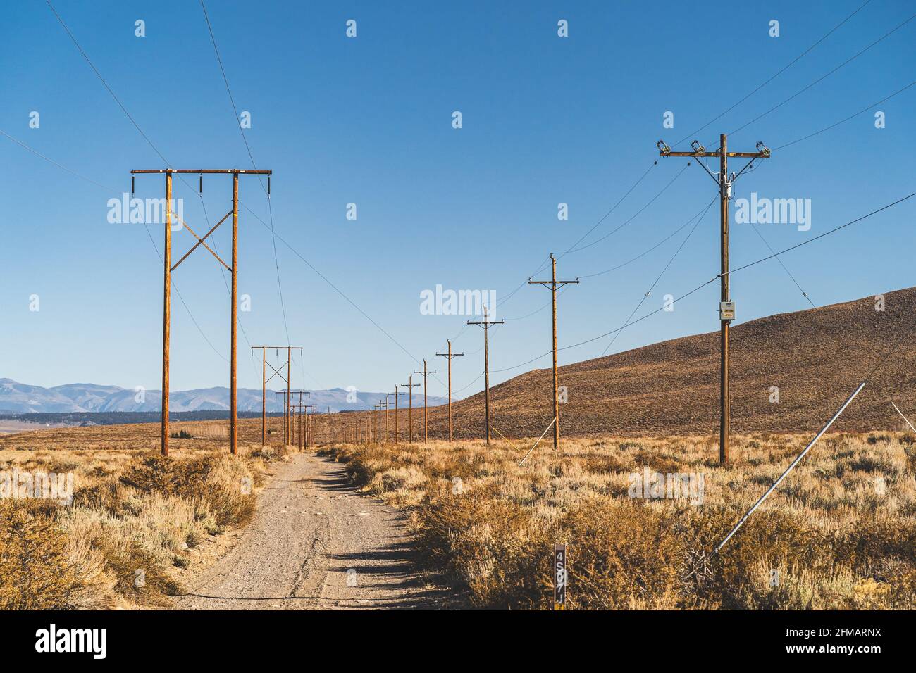 Along the road telephone pole hi-res stock photography and images - Alamy
