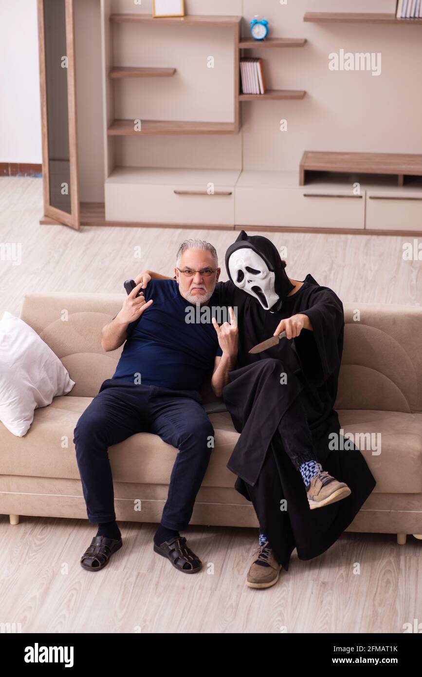 Showing man hugging older hi-res stock photography and images - Alamy