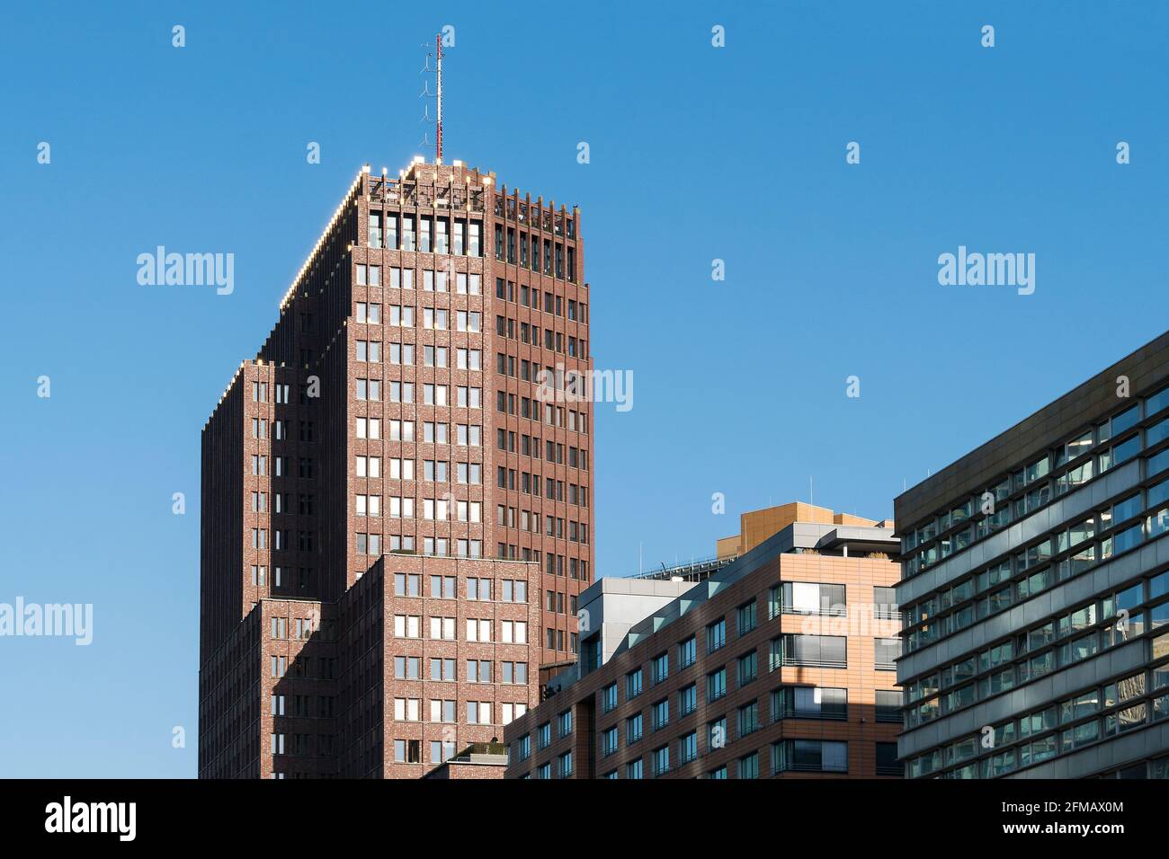 Berlin, Kollhoff Tower on Potsdamer Platz Stock Photo - Alamy